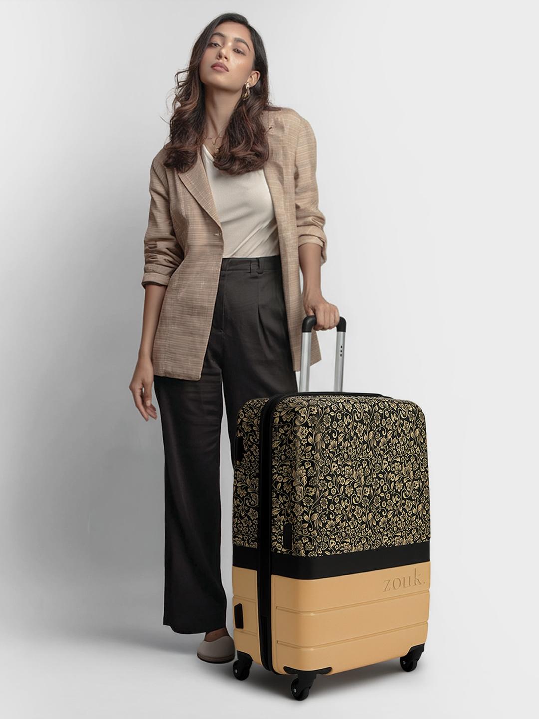 Buy ZOUK Unisex FloMotif Large Raahi Trolley Bag - Trolley Bag for Unisex 30028495 | Myntra
