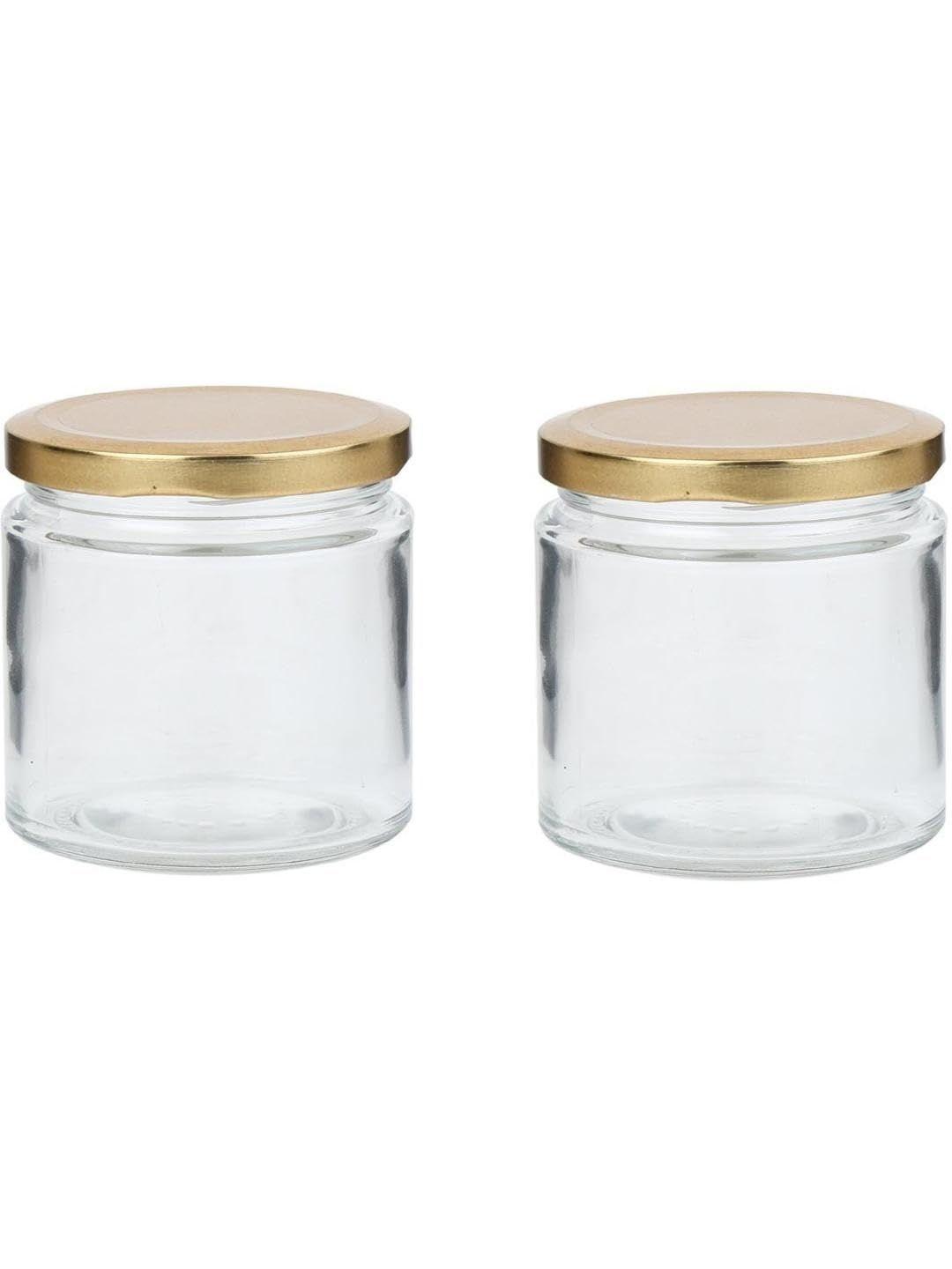 Buy 1ST TIME Transparent 2 Pieces Glass Jars - Container for Unisex ...