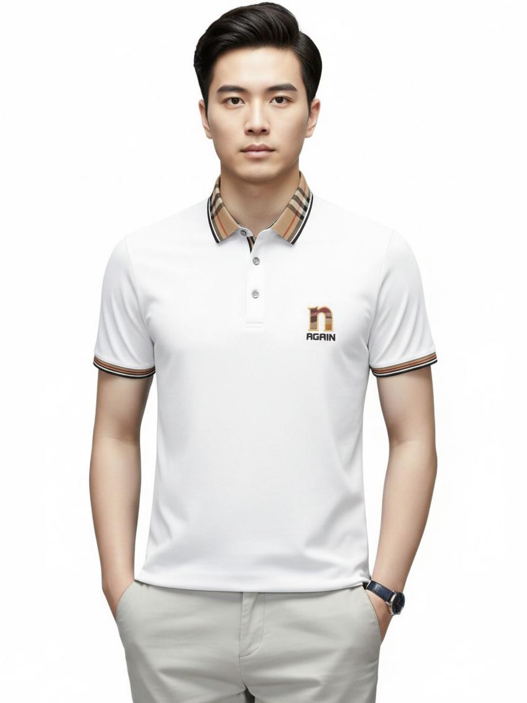 Buy R.Code By The Roadster Lifestyle Co. Men Brand Logo Printed Polo ...