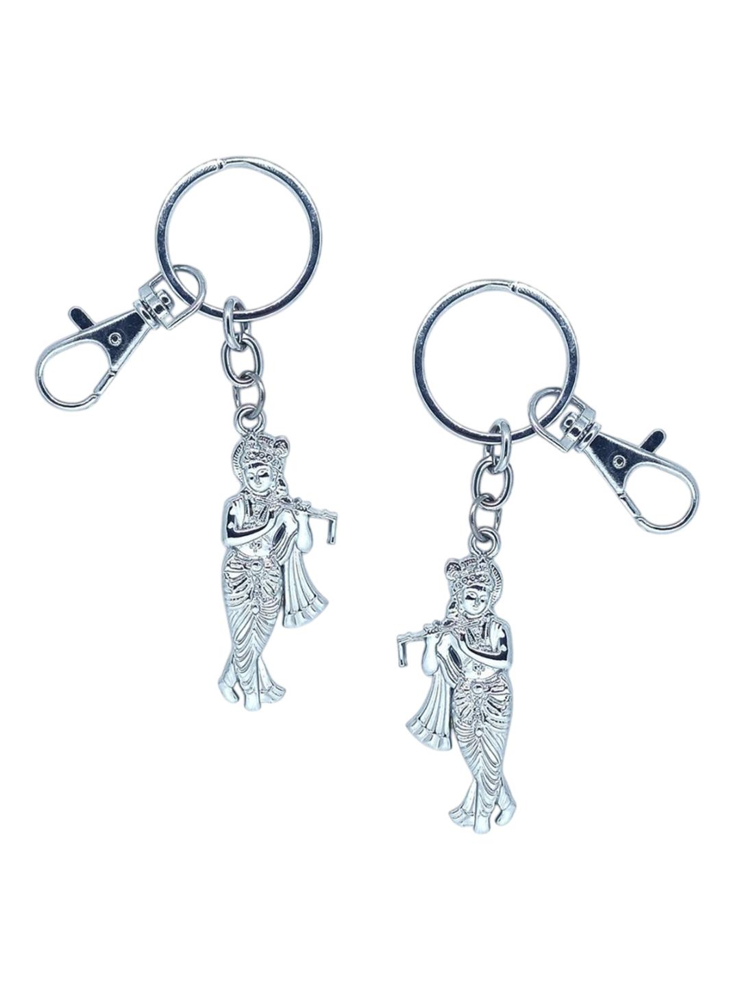 Buy Get Fatang Lord Krishna Bansuri Flute Dual Sided Key Chain - Key ...