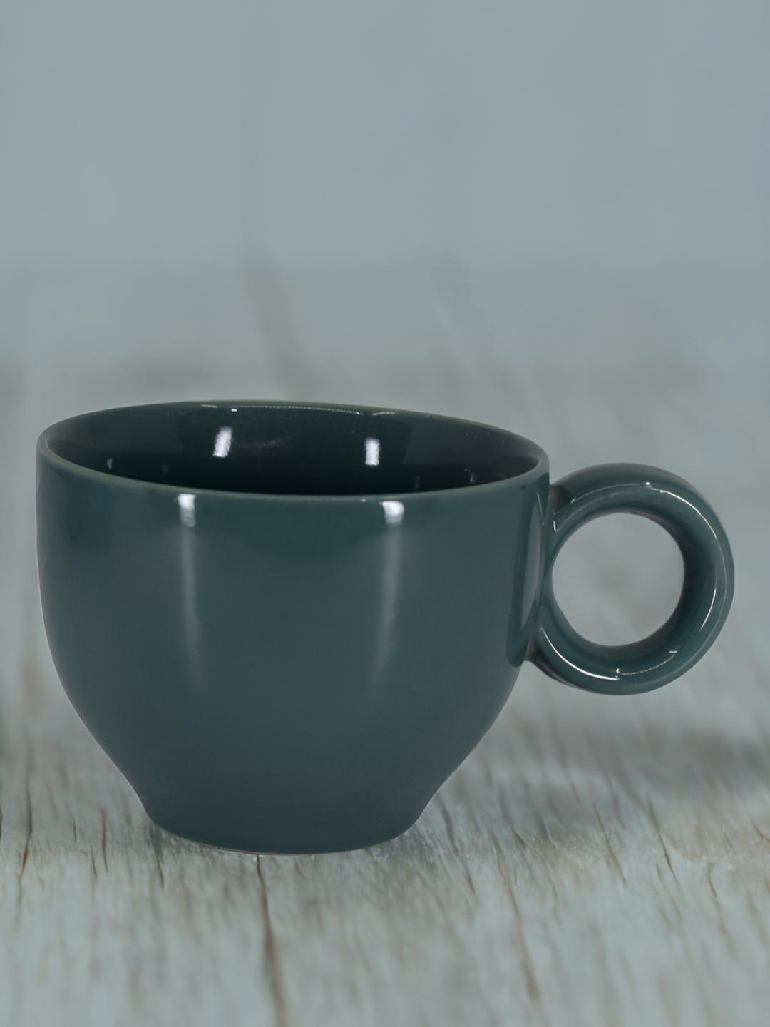 Buy The Decor Lane Green Ceramic Mug 350ml - Cups And Mugs for Unisex ...