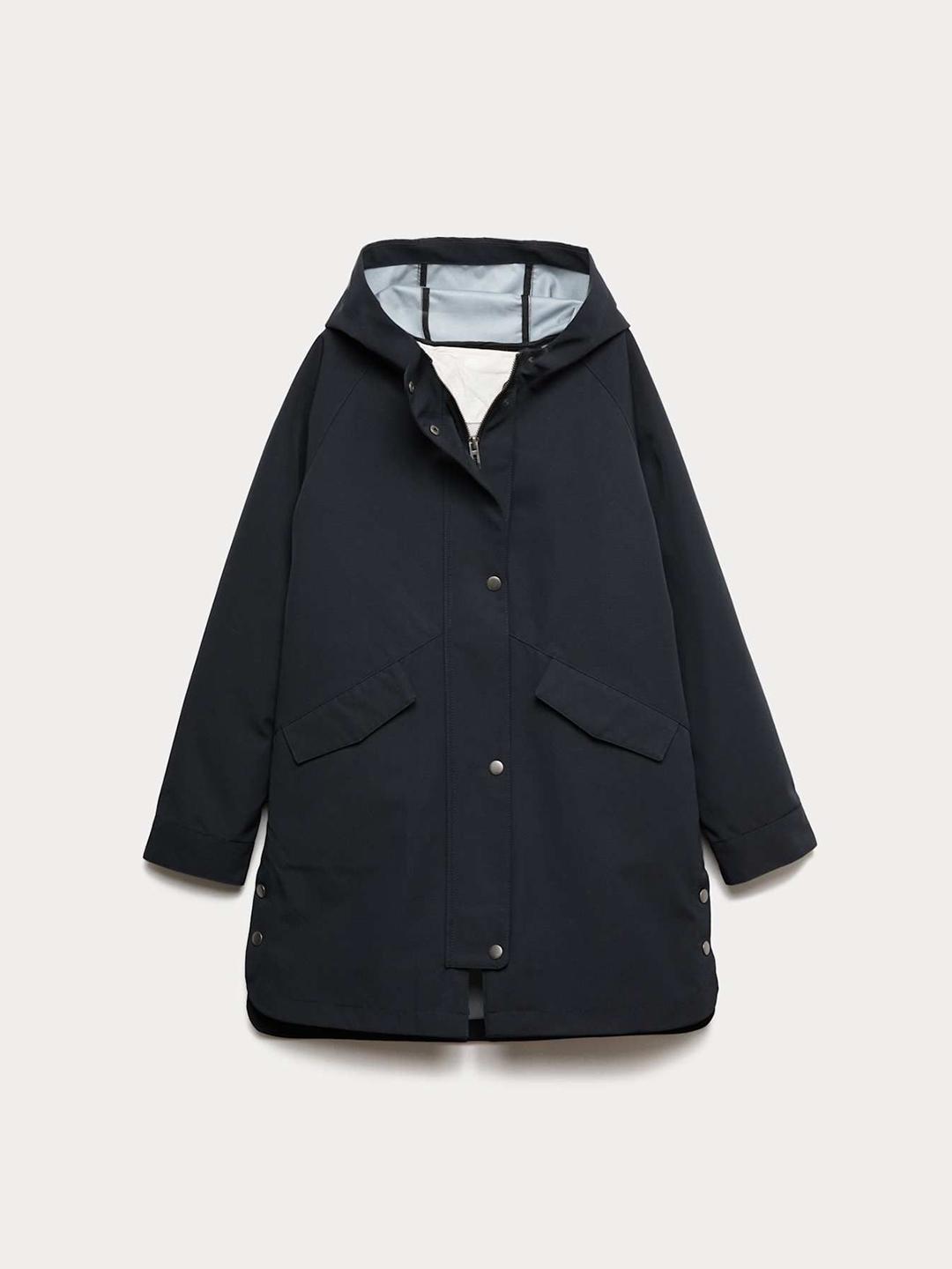 Buy Marks & Spencer Girls Hooded Solid Open Front Jacket - Jackets for ...