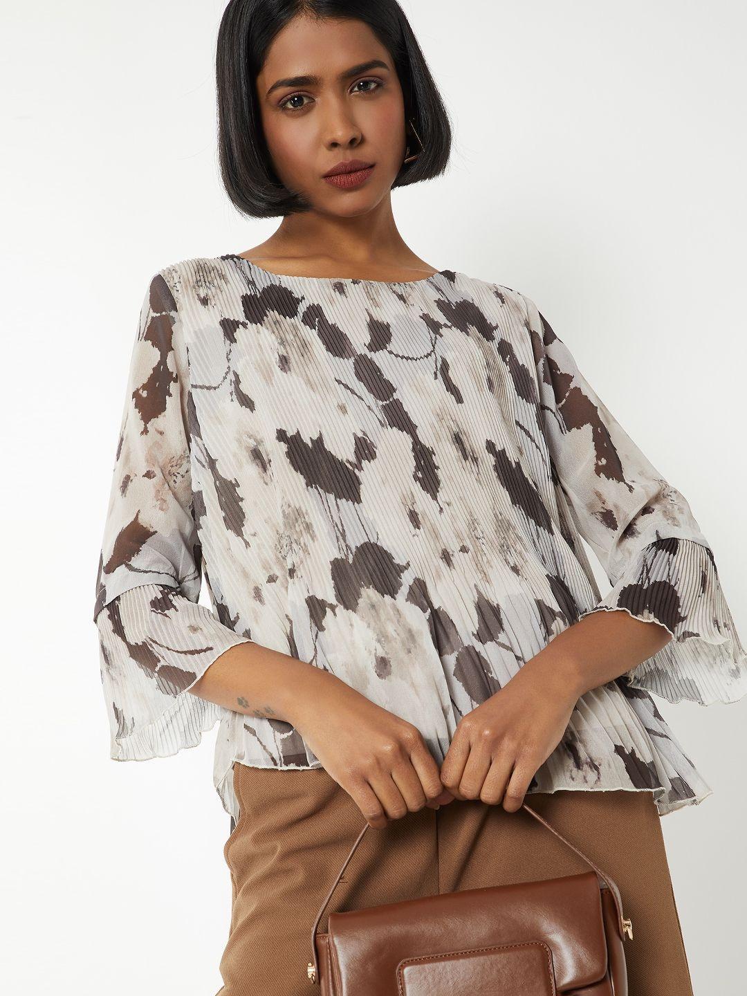 Buy Max Women Print Flared Sleeve Top - Tops for Women 37250687 | Myntra