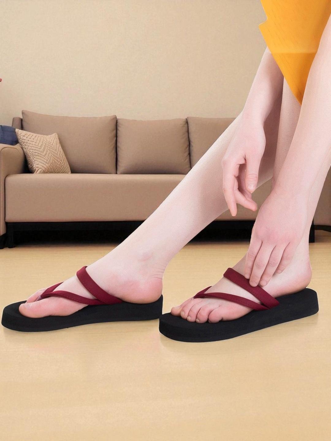 Buy CORSICA Women Maroon Solid Ortho Pain Open Back Relief Super Soft ...