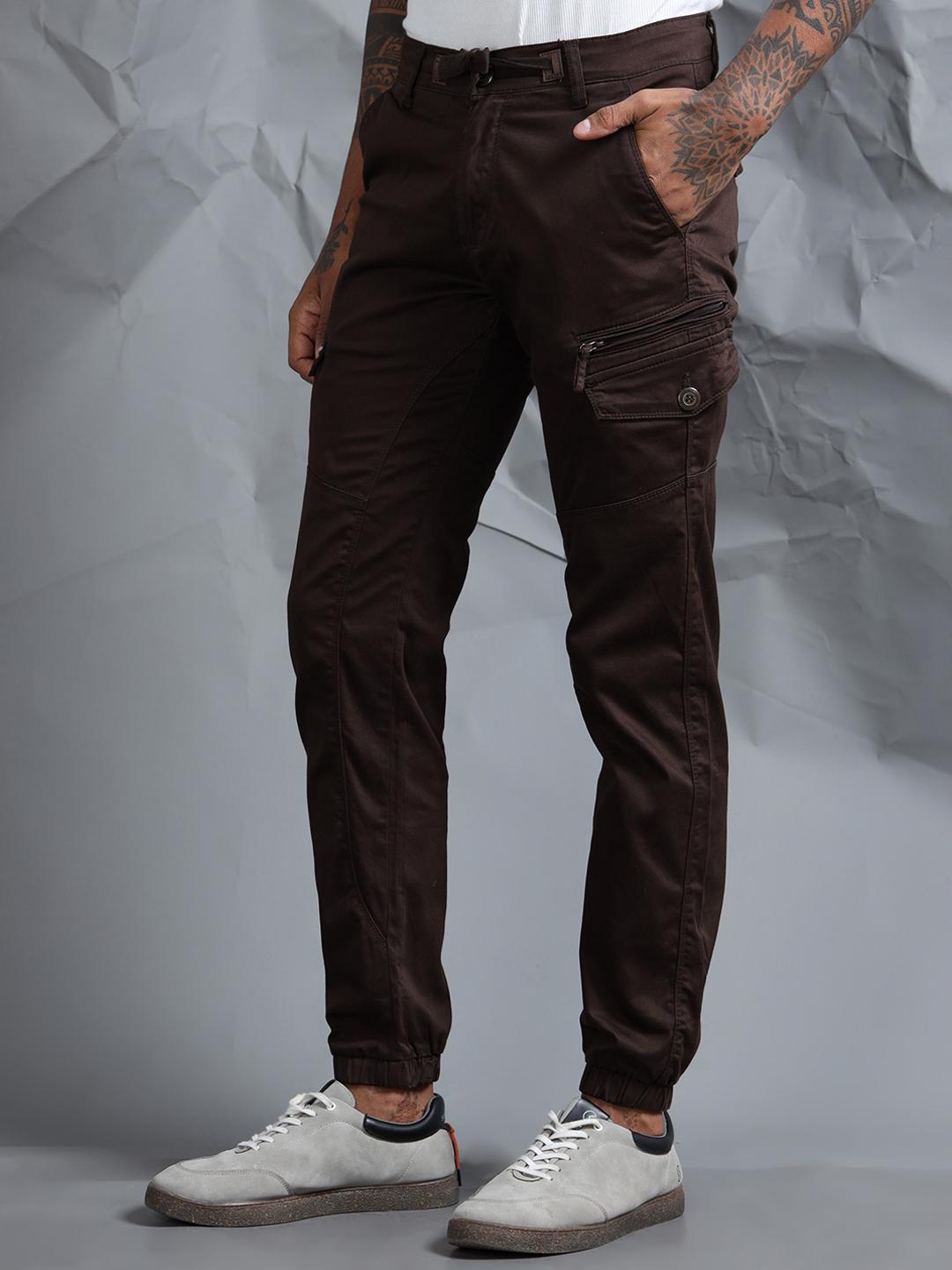 Buy Beevee Men Cargos Trousers - Trousers for Men 36775075 | Myntra