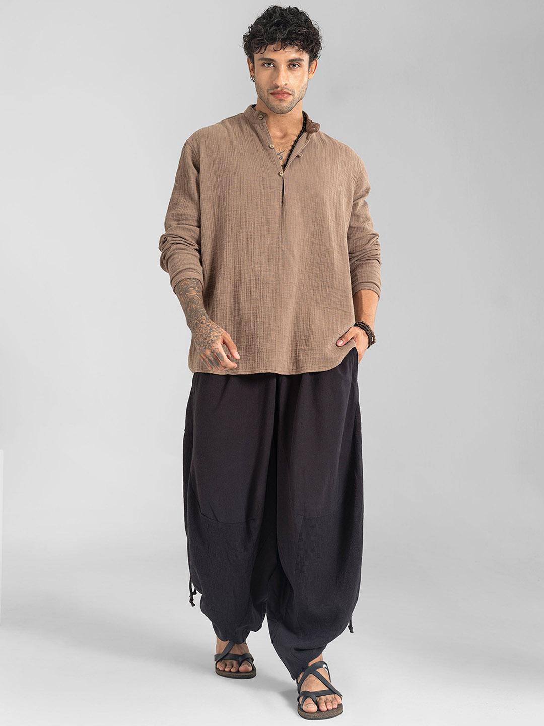 Buy The Veshti Company Loose Fit Parachute Bali Cotton Harem Pants ...