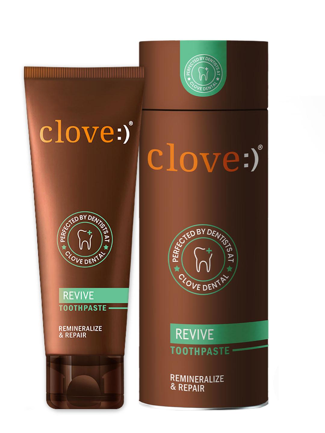 Buy Clove Oral Care Free Dental Plan Every Pack Revive Toothpaste For ...