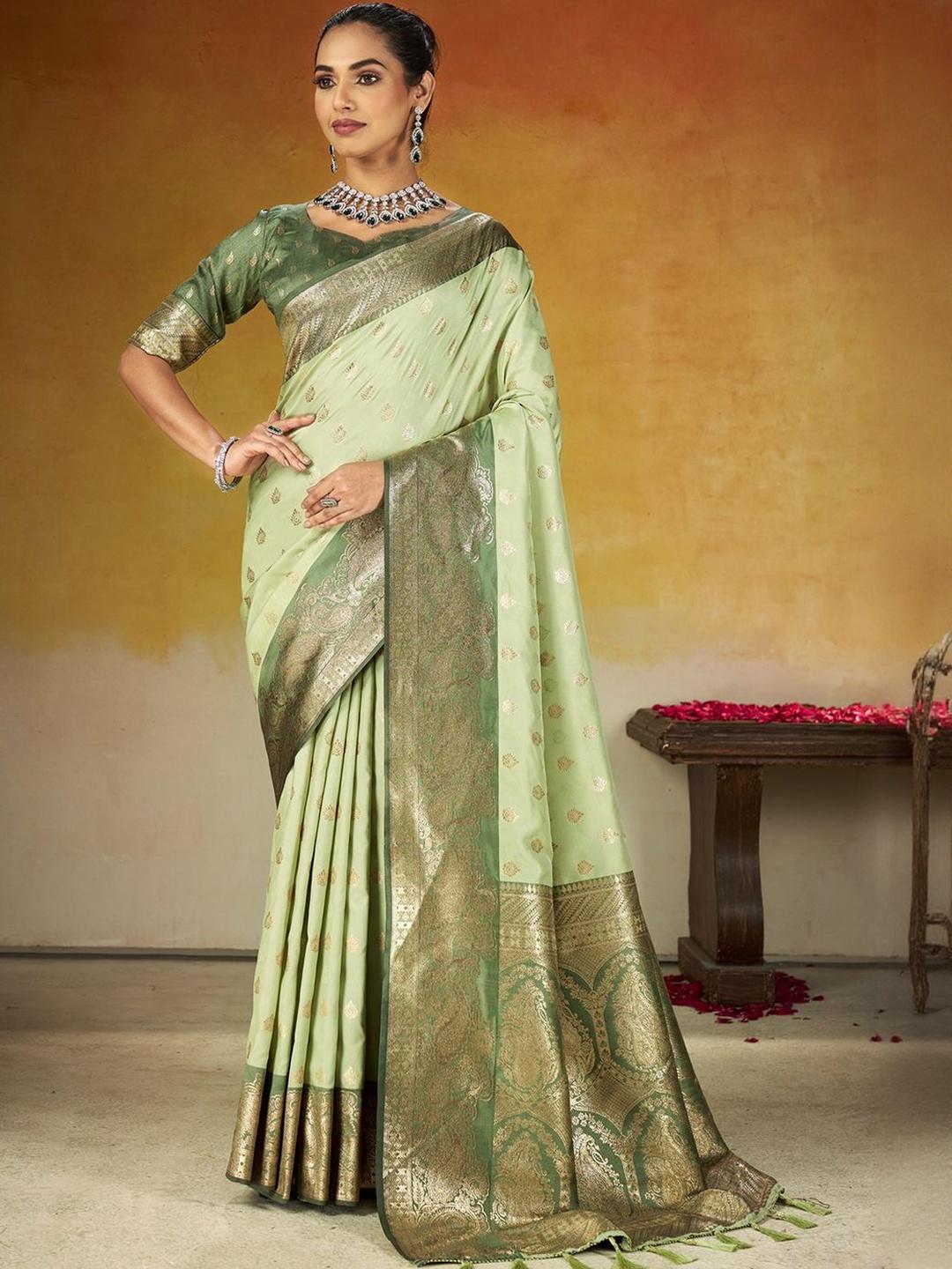 Buy Satrani Woven Design Saree With Blouse - Sarees for Women 36768796 ...