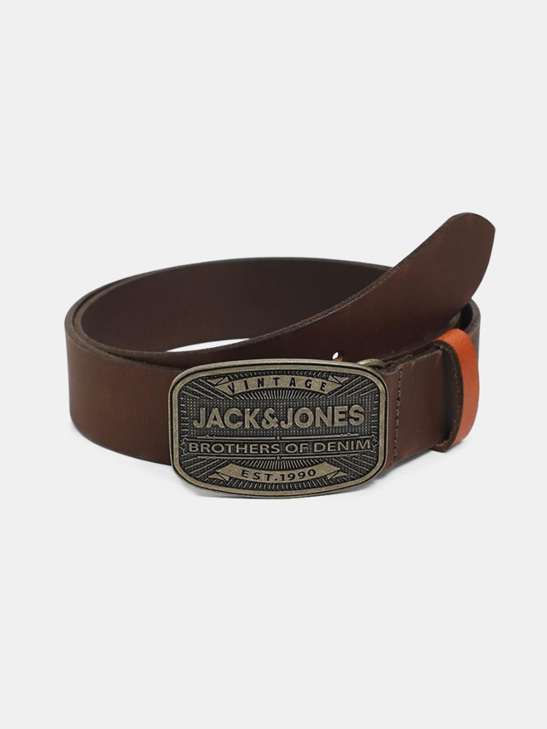 Buy Jack & Jones Men Leather Belt - Belts for Men 36792038 | Myntra