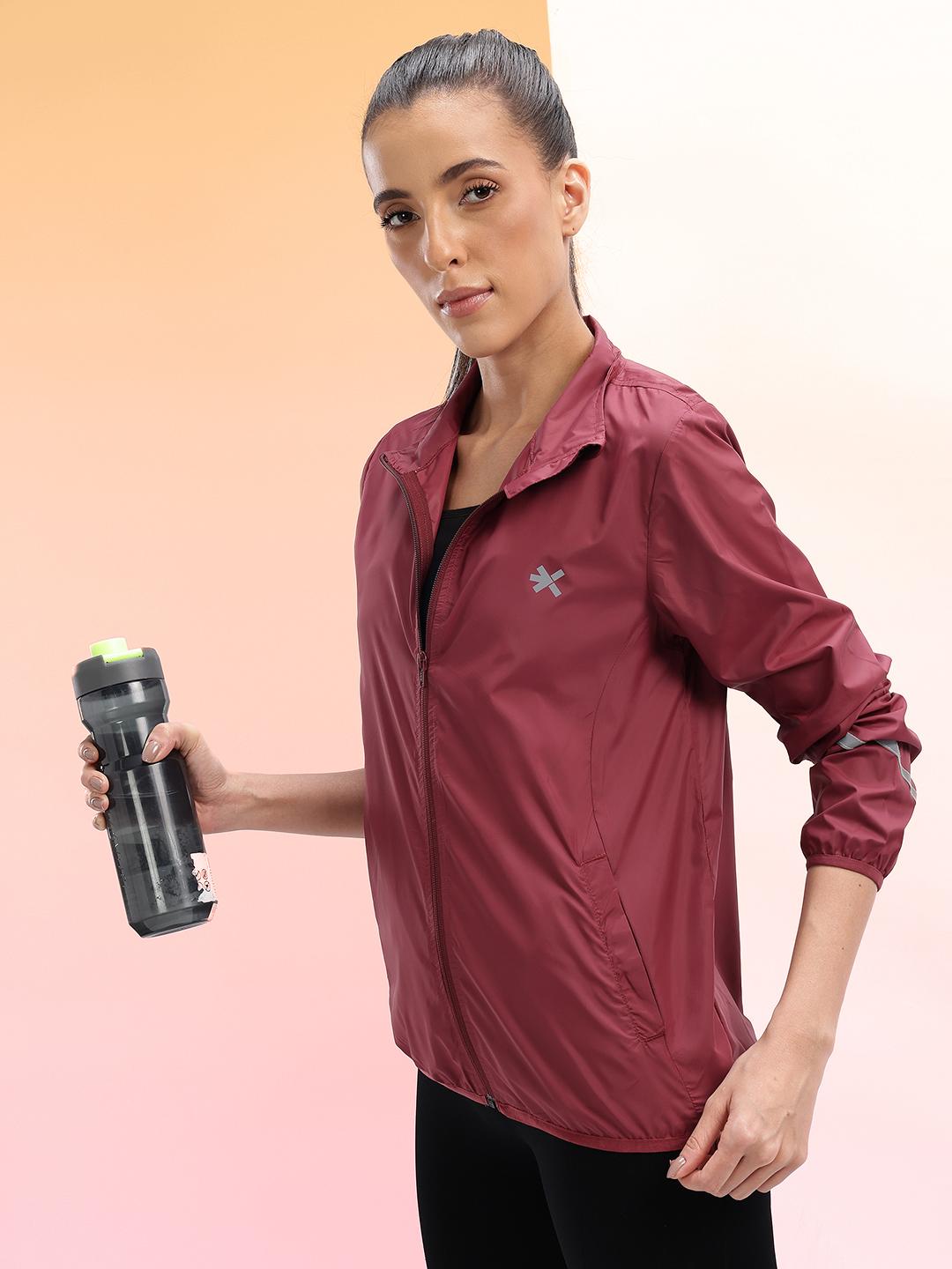 Buy HRX By Hrithik Roshan Reflective Strip Running Jacket - Jackets for ...