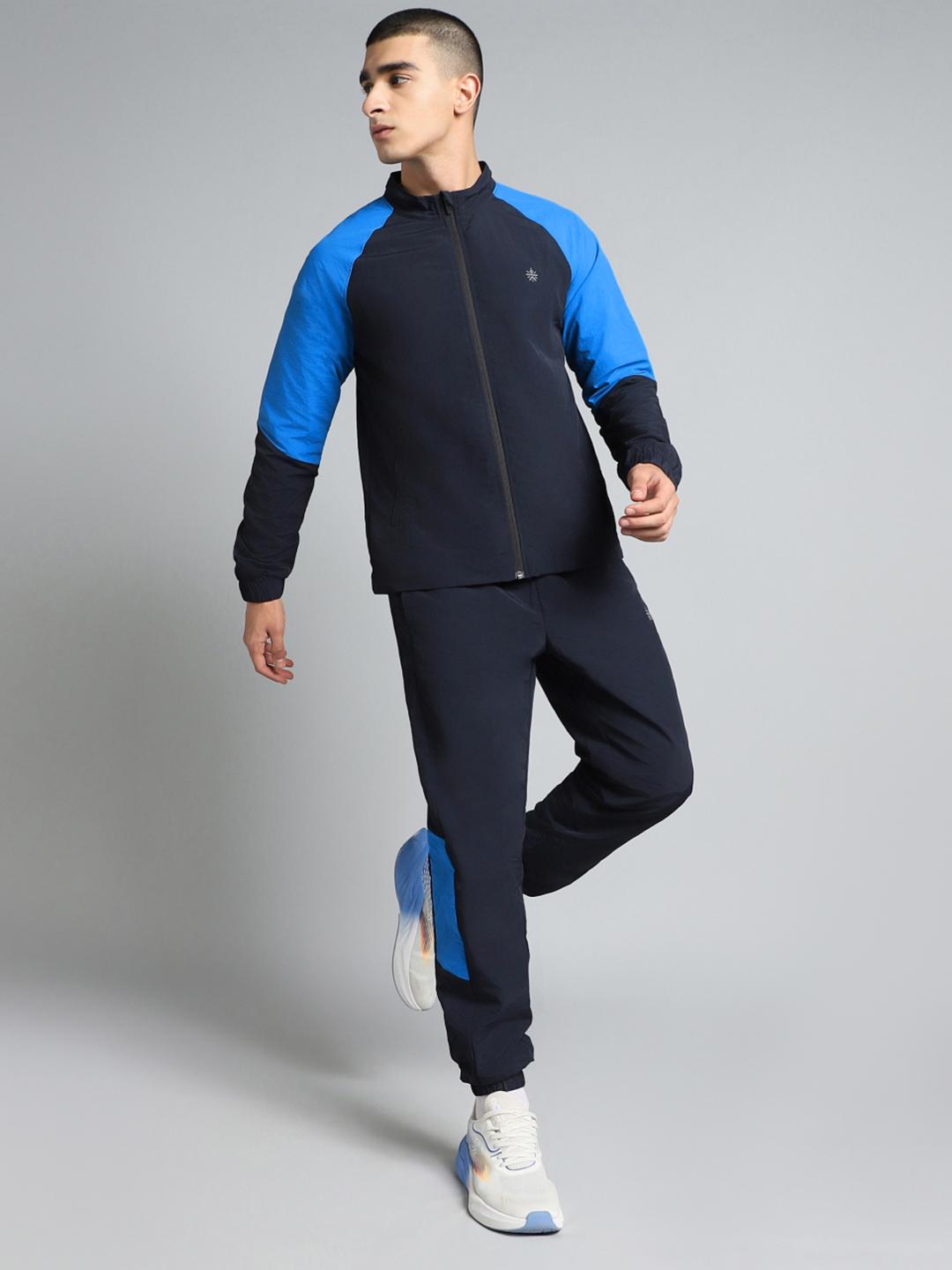Buy CULT Men Blue Run Forward All Weather Track Suit - Tracksuits for ...