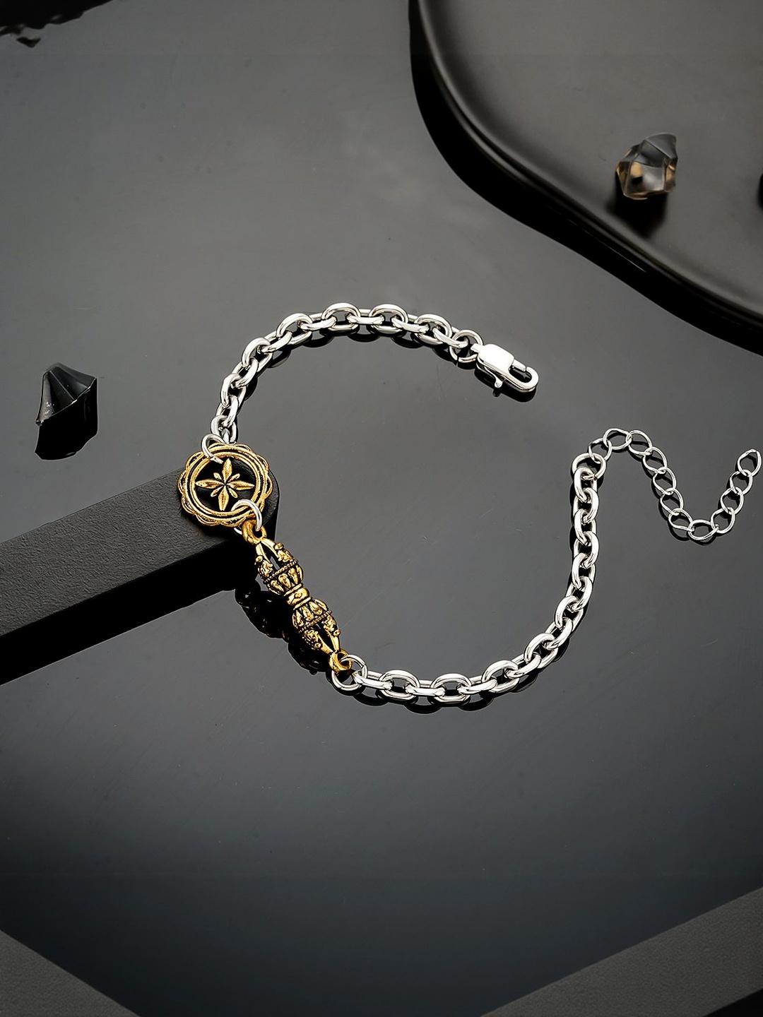 Buy StyleCast X Revolte Men Silver Plated Armlet Bracelet - Bracelet ...