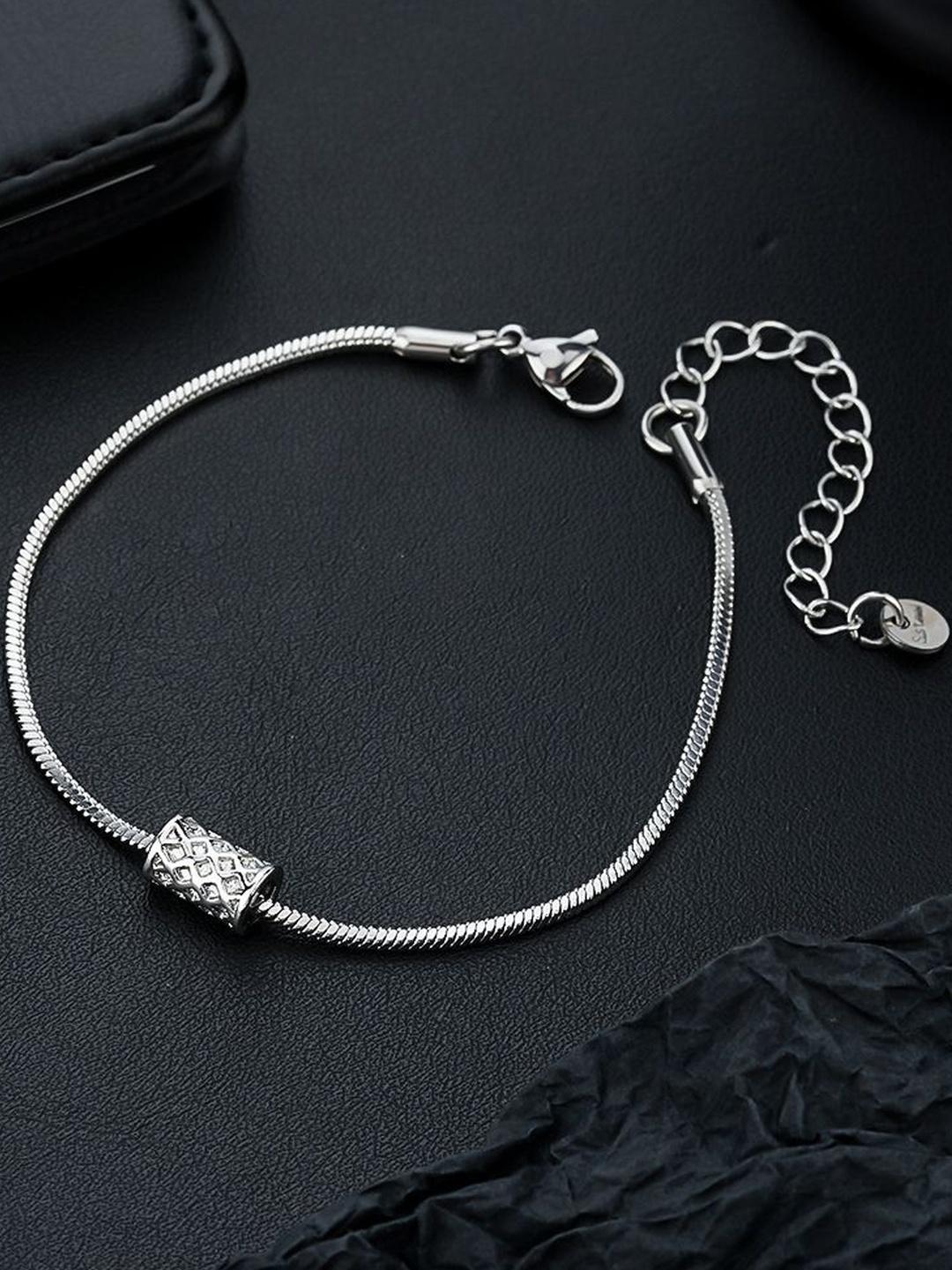 Buy StyleCast X Revolte Men Silver Plated Armlet Bracelet - Bracelet ...