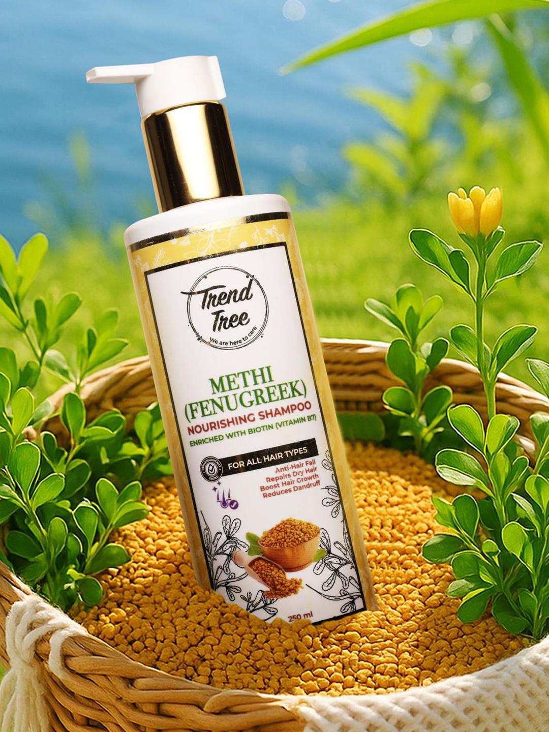 Buy TRENDTREE Fenugreek Shampoo With Biotin For Hair Fall Control 250 ...