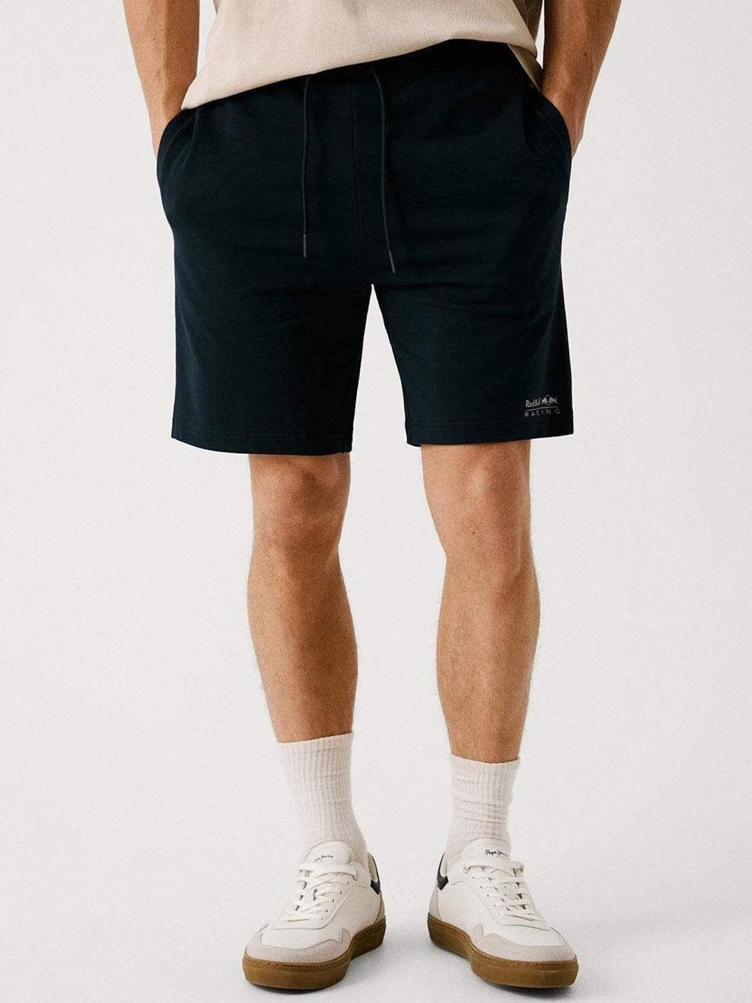 Buy Pepe Jeans X Red Bull Racing Cotton Sweat Stretch Shorts - Shorts ...