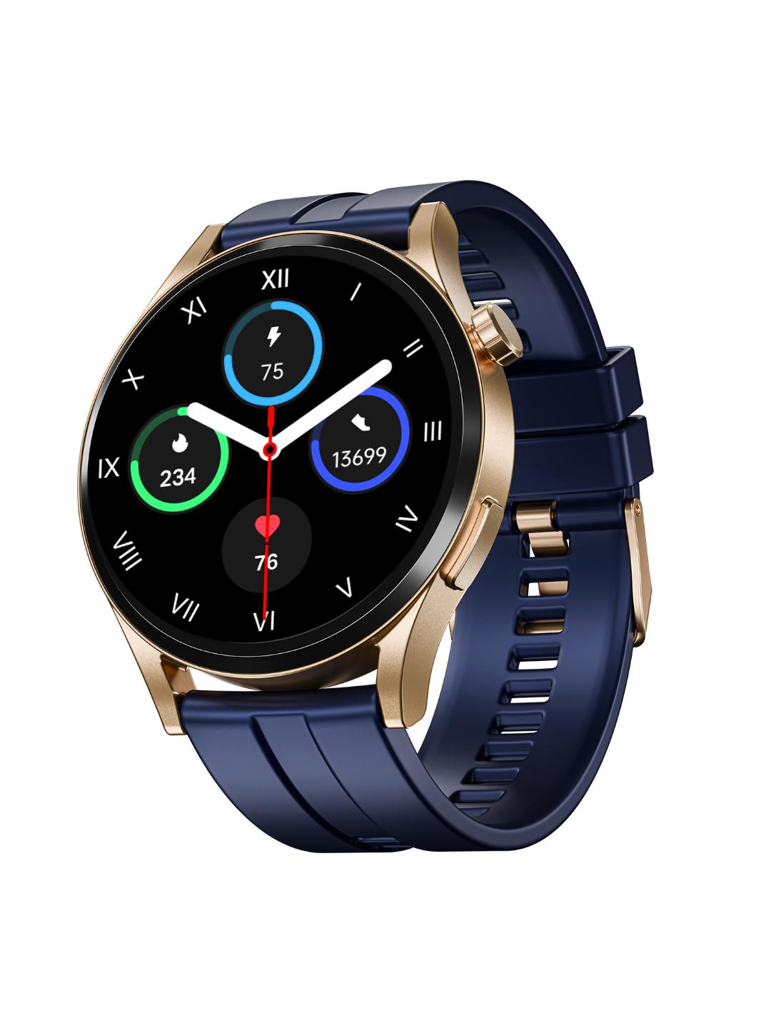Buy BoAt Chrome Horizon Smartwatch Video Watch Faces 1.51\" AMOLED ...