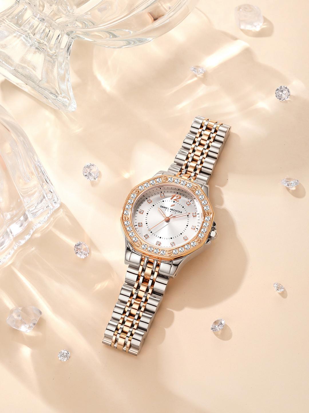 Buy Daniel Hechter Women Stainless Steel Bracelet Style Straps Analogue ...