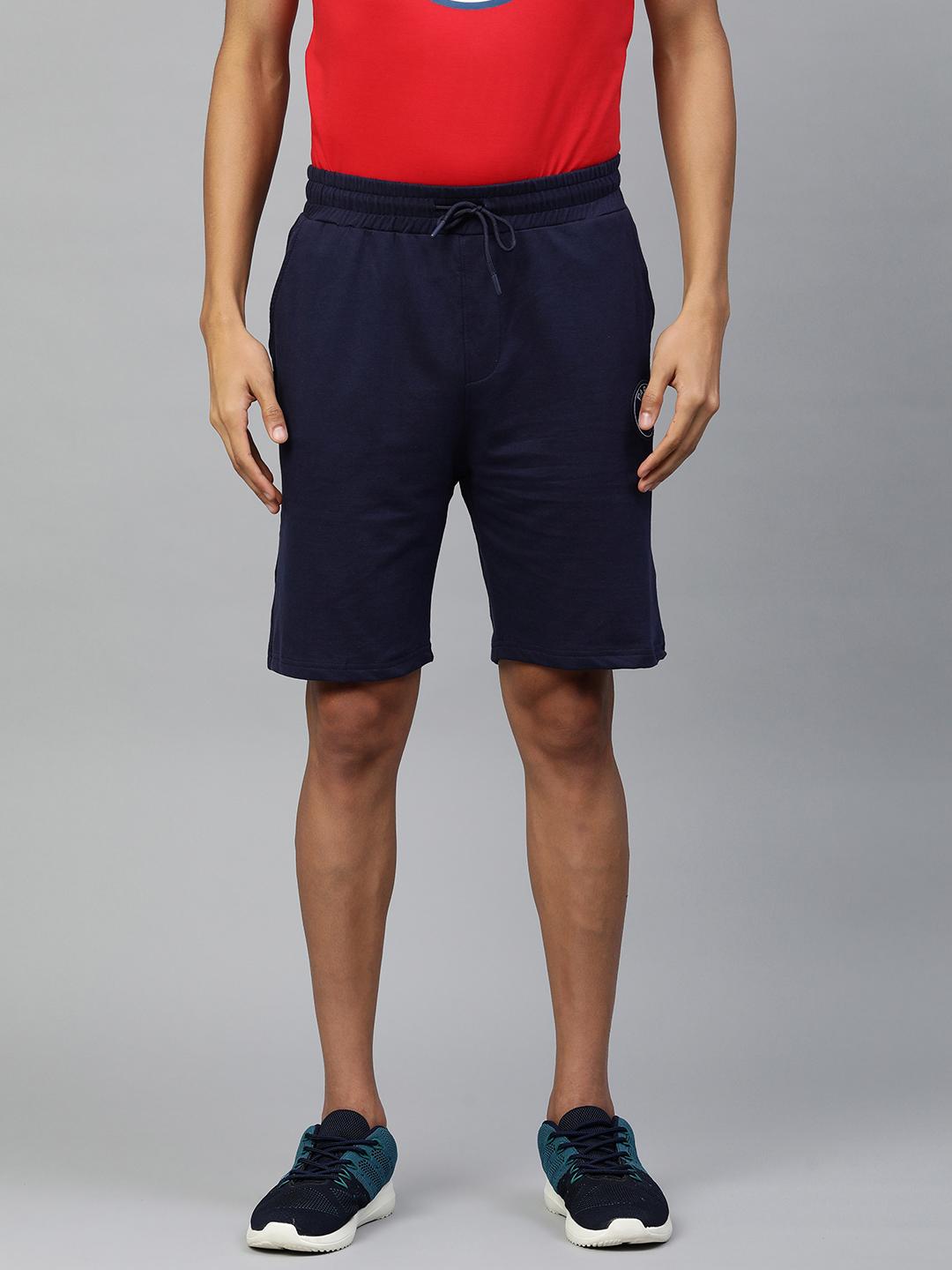 Buy PSG Men Navy Blue Paris Saint Germain Sports Shorts - Shorts for ...