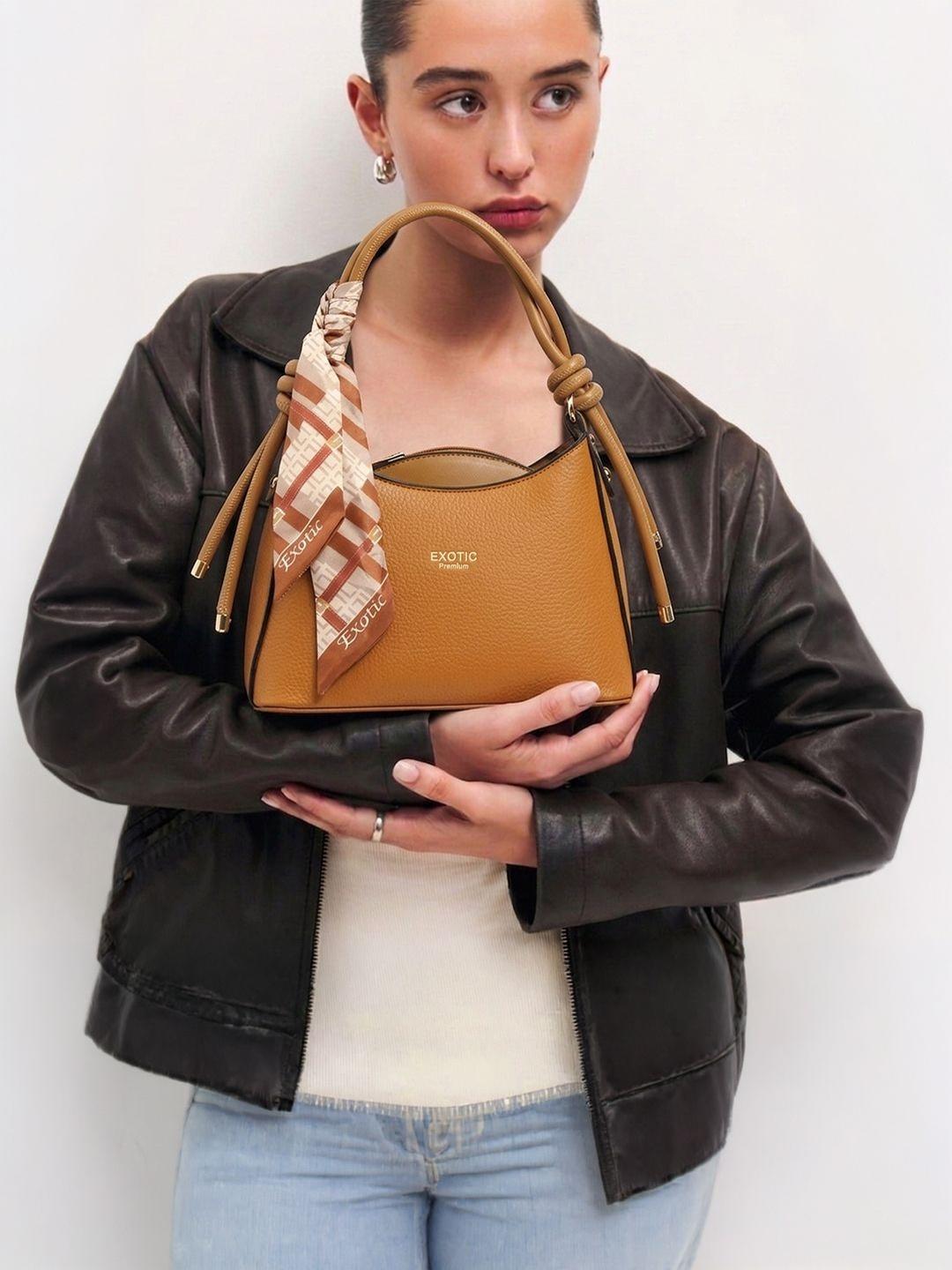 Buy Exotic Textured Structured Handheld Bag With Tasselled - Handbags ...