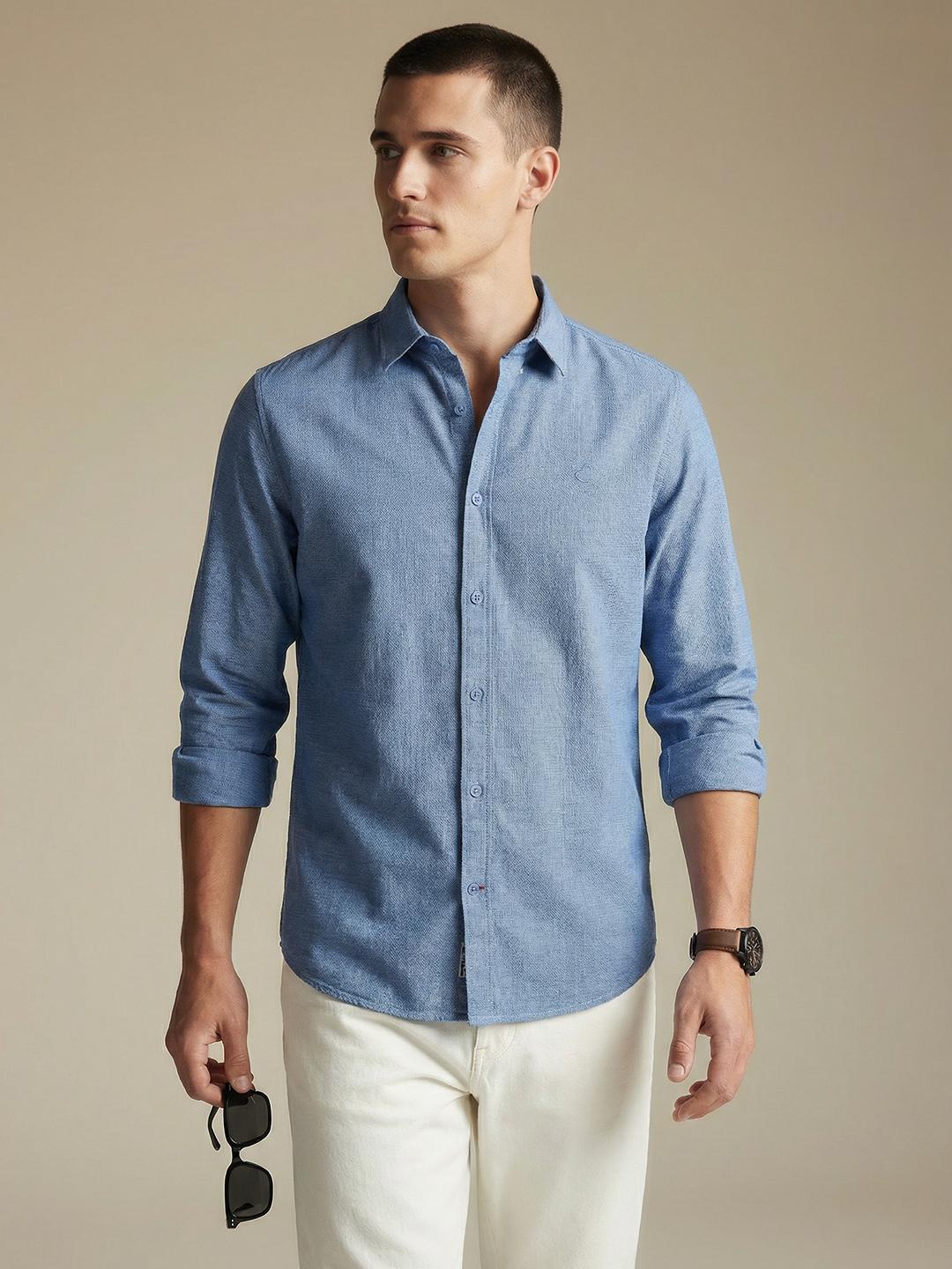Buy Being Human Standard Pure Cotton Casual Shirt - Shirts for Men ...