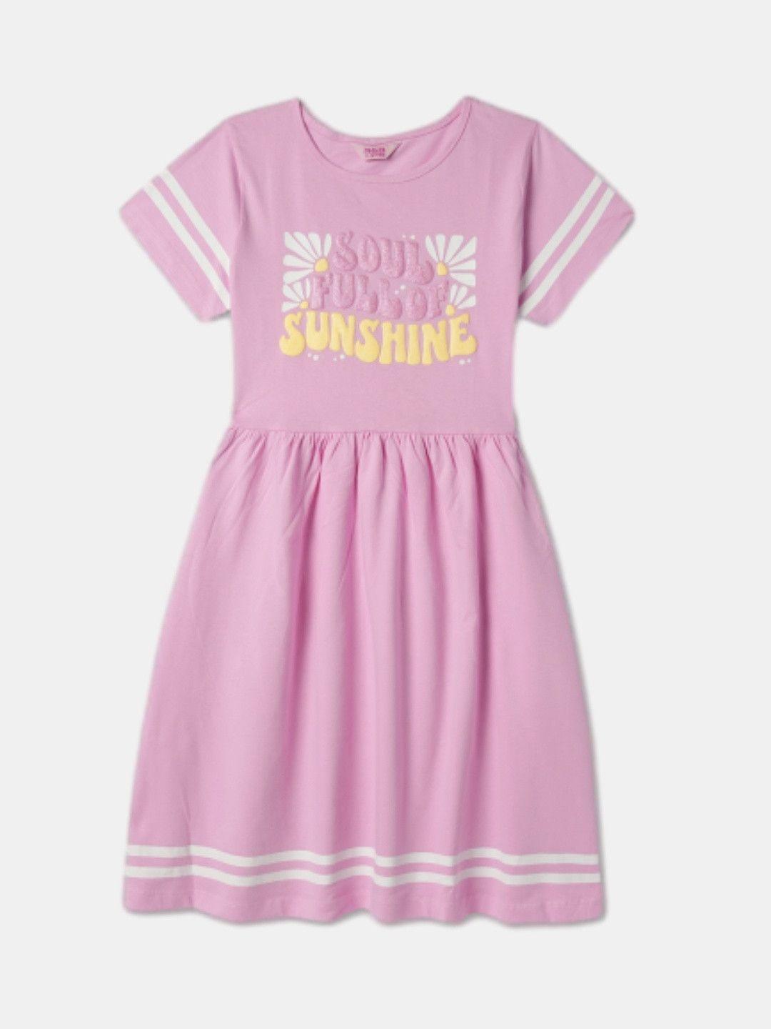 Buy R&B Print Fit & Flare Dress - Dresses for Girls 41098592 | Myntra