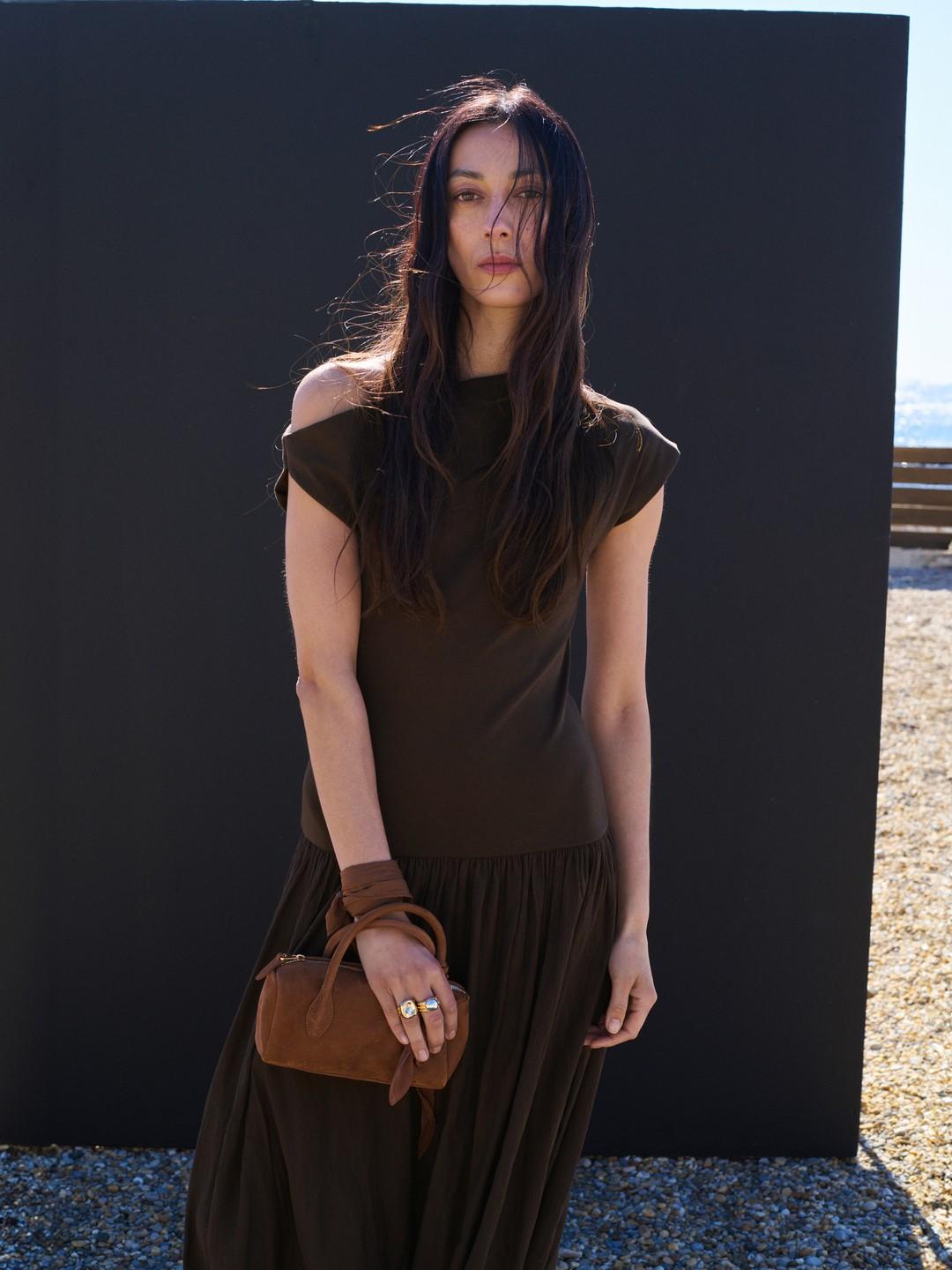 Buy MANGO Off Shoulder A Line Maxi Dress - Dresses for Women 41348525 ...