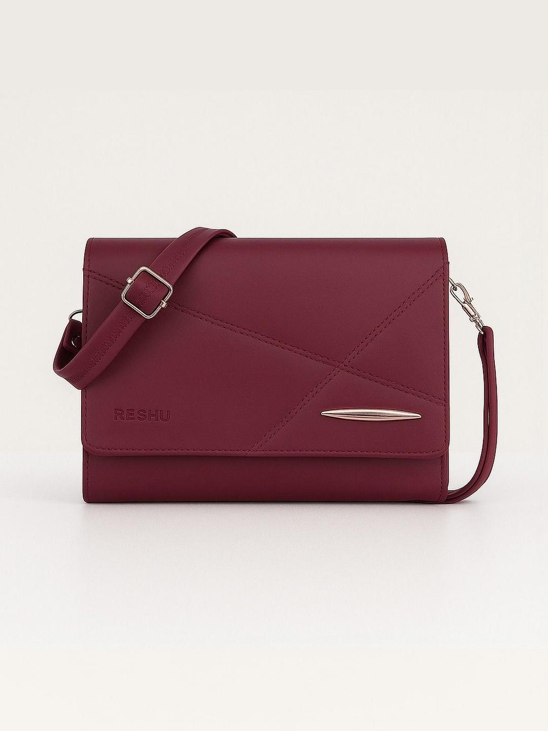 Buy RESHU Textured PU Sling Bag - Handbags for Women 41668452 | Myntra