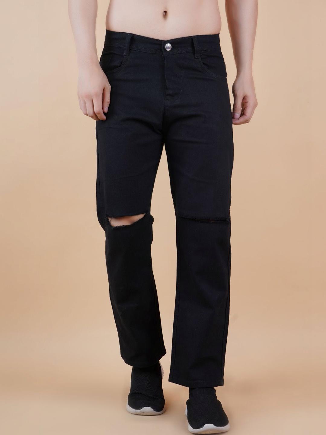 Buy Kook N Keech Men Classic Mid Rise Highly Distressed Stretchable ...