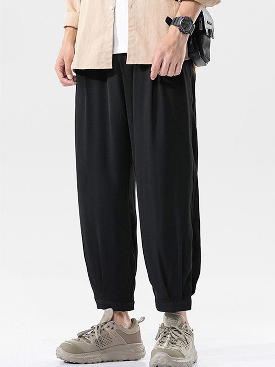 Buy Suo Men Easy Wash Trousers - Trousers for Men 41727123 | Myntra