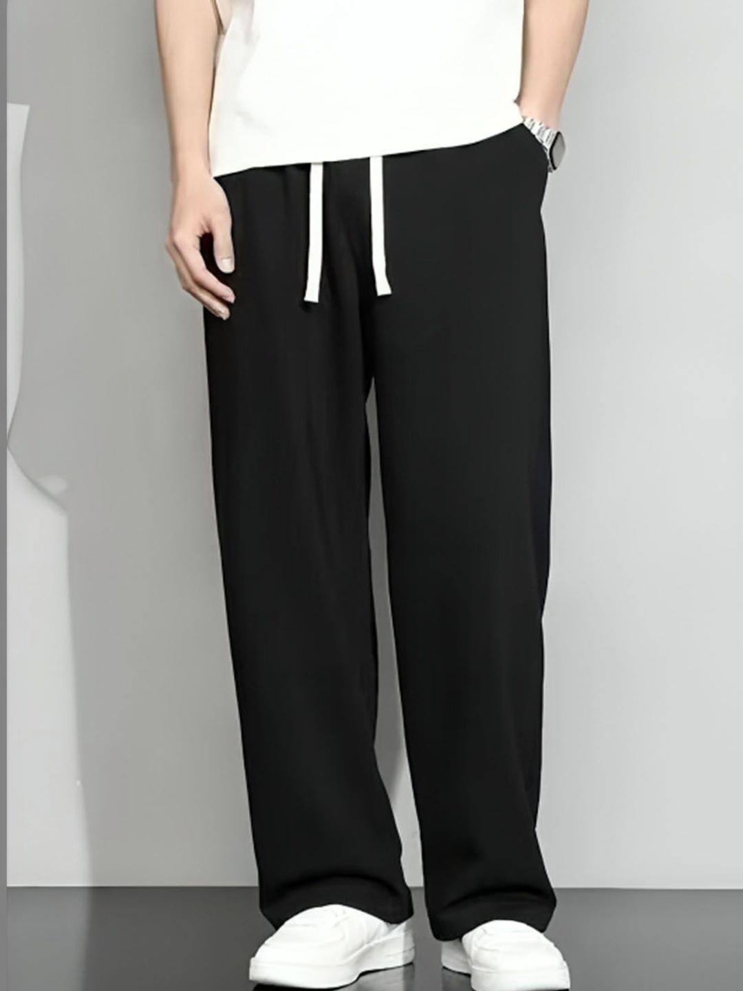 Buy Suo Men Loose Fit Easy Wash Trousers - Trousers for Men 41727098 ...