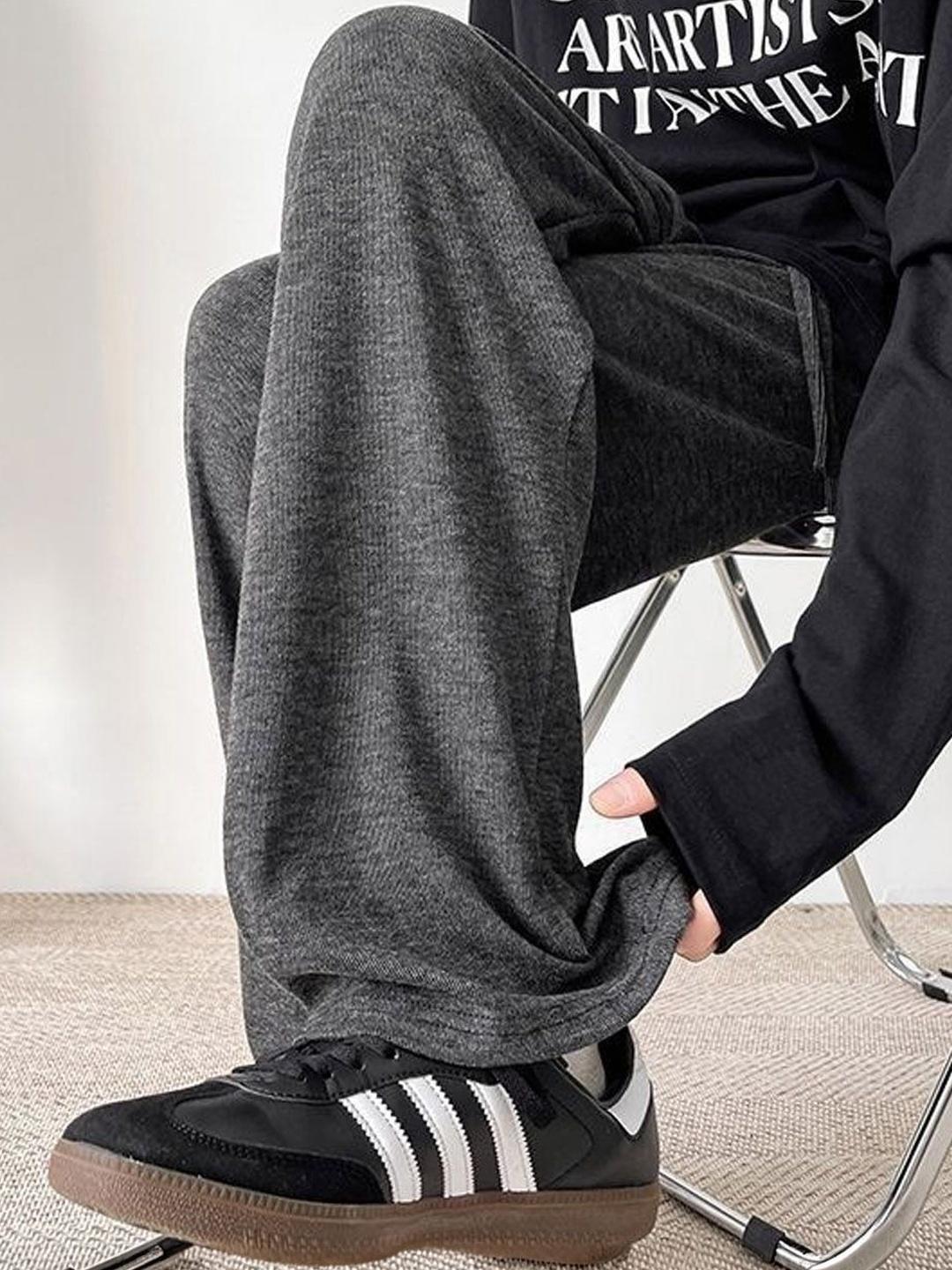 Buy Suo Men Loose Fit Easy Wash Trousers - Trousers for Men 41727122 ...