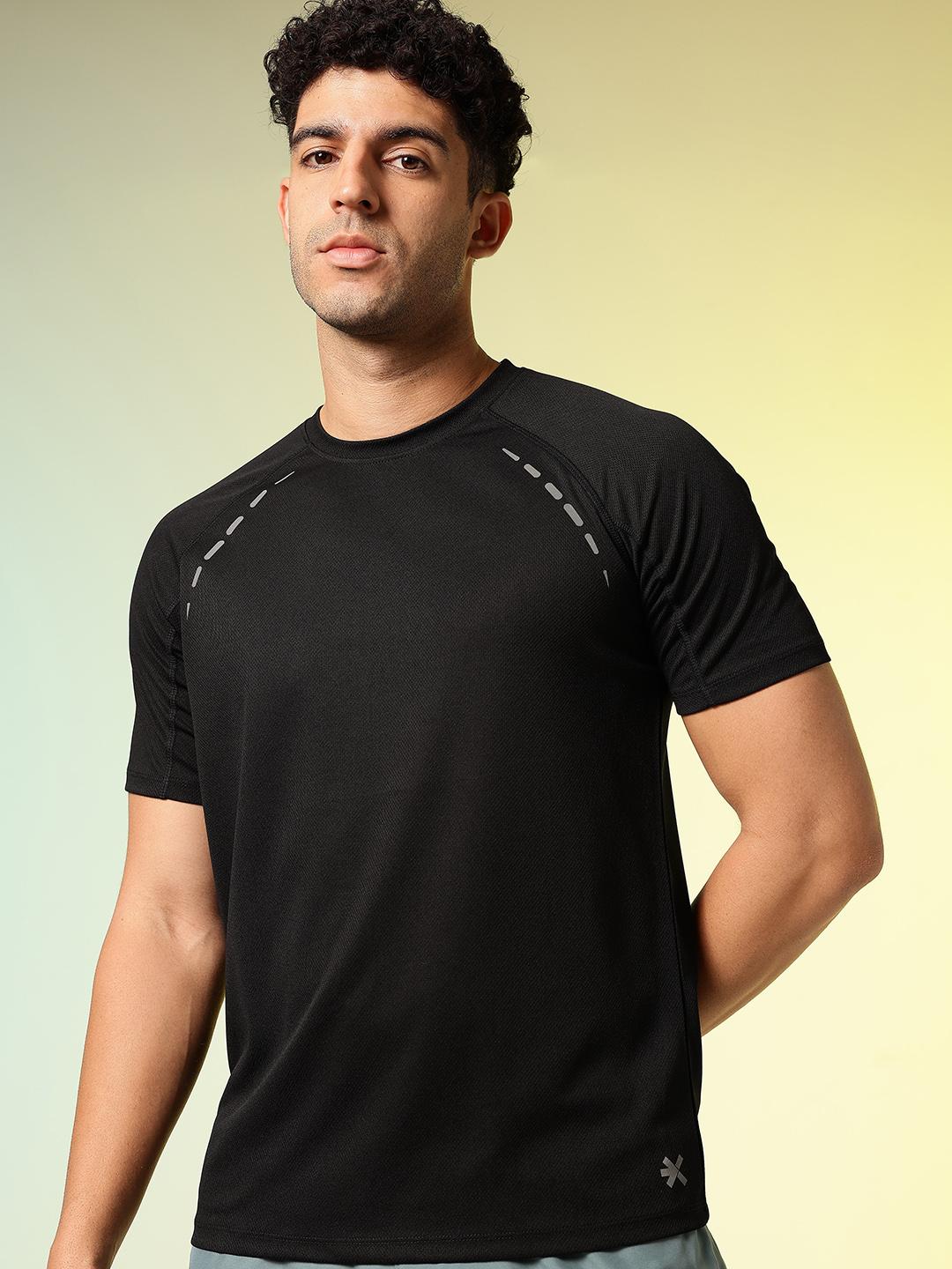 Buy HRX By Hrithik Roshan Raglan Sleeves Rapid Dry Running T Shirt ...