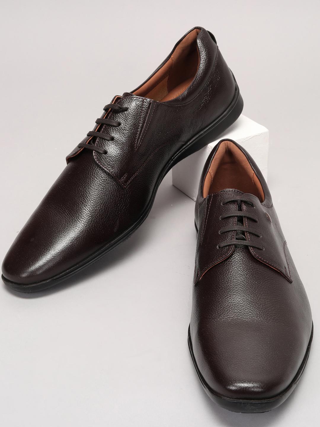Buy Louis Philippe Men Premium Leather Breathable Anti Slip Flat Heel ...