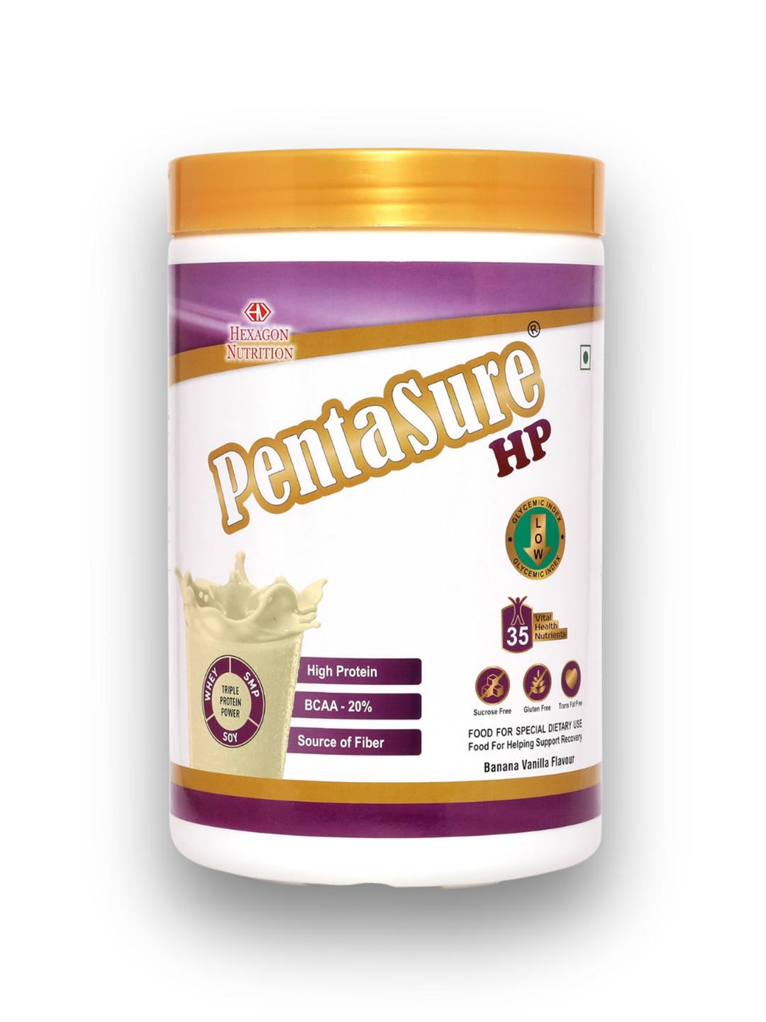 Buy PentaSure HP Whey Protein Powder Banana Vanilla 1kg - Proteins for ...