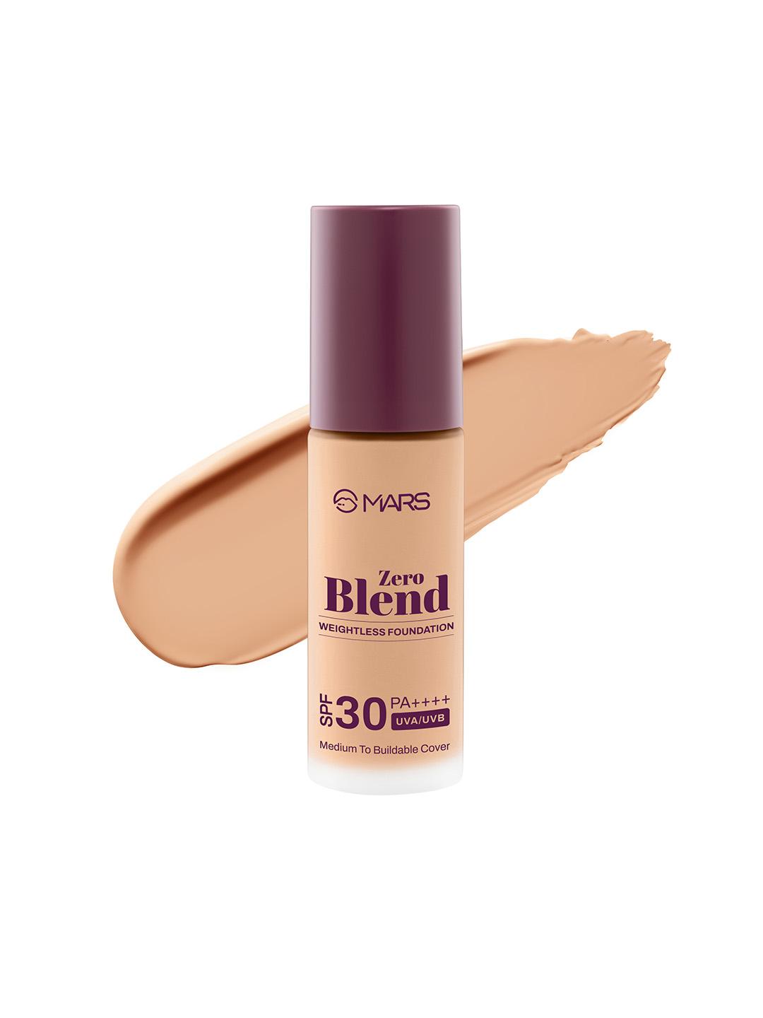 Buy MARS Zero Blend SPF30 PA++++ Weightless Foundation 30 Ml Honey ...