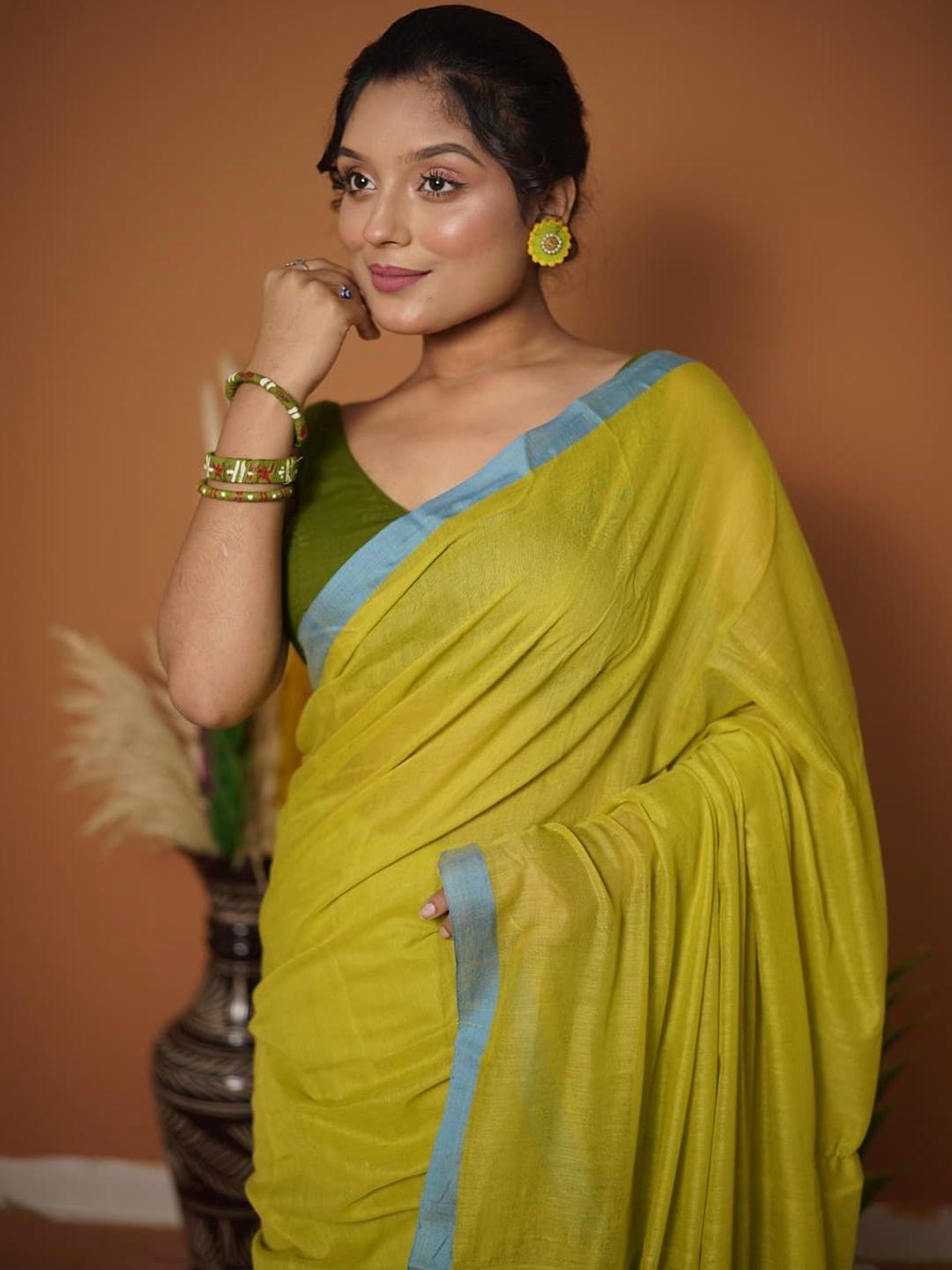 Buy TOB THREADS OF BENGAL ELEGANCE IN CRAFT Block Print Pure Cotton ...