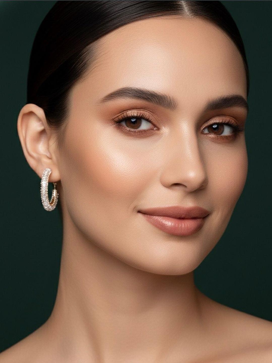Buy DURATI Circular Hoop Earrings - Earrings for Women 40041782 | Myntra