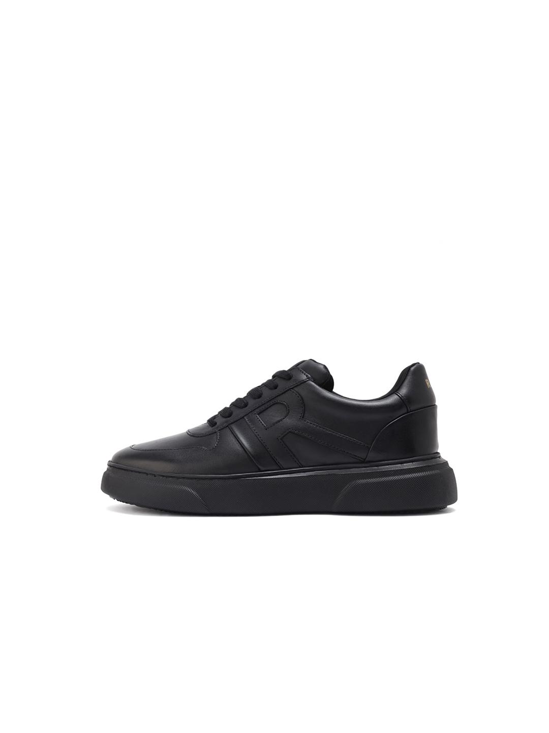 Buy RARE RABBIT Men Cygnus Textured Leather Sneakers - Casual Shoes for ...