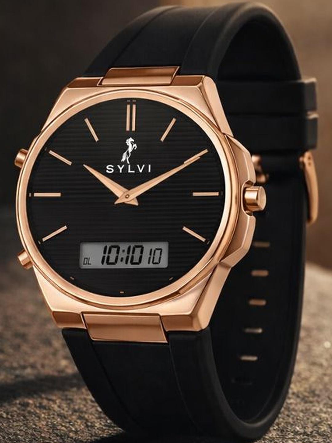 Buy Sylvi Men Dial & Straps Analogue And Digital Multi Function Watch D ...