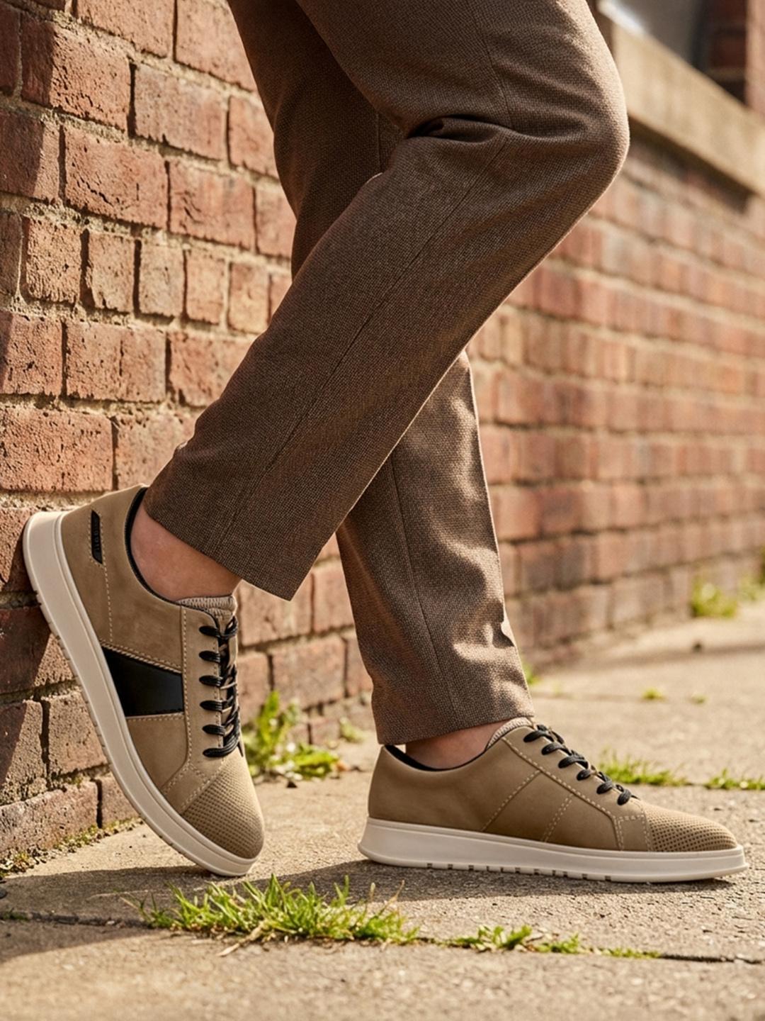 Buy Bugatti Fiero Men Round Toe Suede Sneakers - Casual Shoes for Men ...