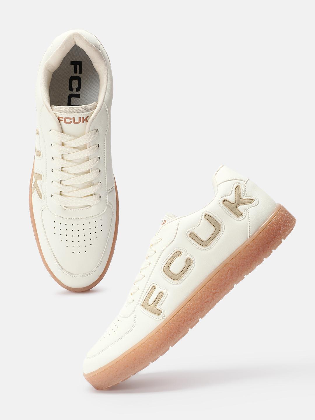 Buy FCUK Men Perforated Everyday Sneakers - Casual Shoes for Men ...