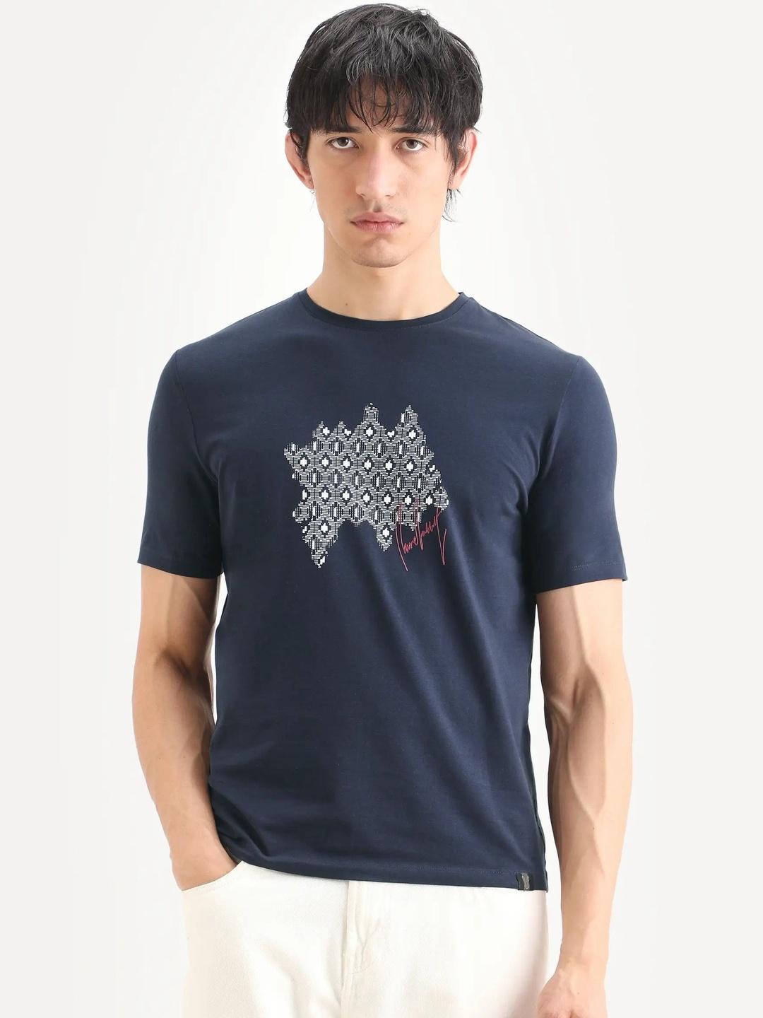 Buy RARE RABBIT Men Printed Pockets T Shirt - Tshirts for Men 39789442 ...