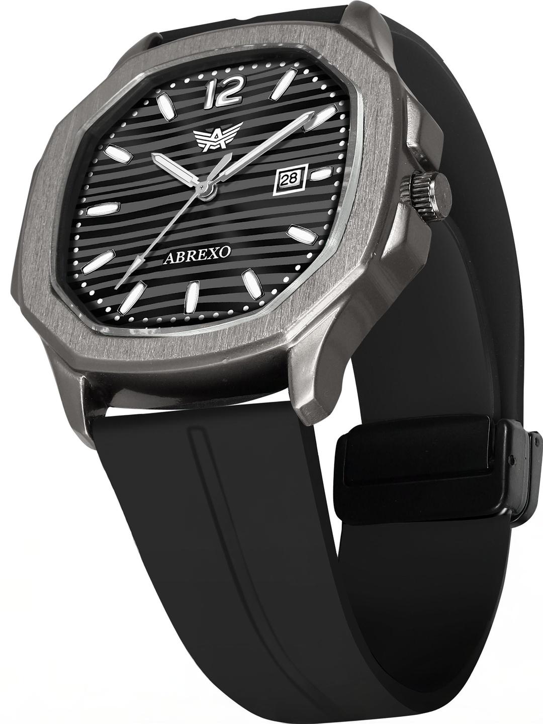 Buy Abrexo Boys Patterned Dial & Straps Analogue Date Aperture Watch ...