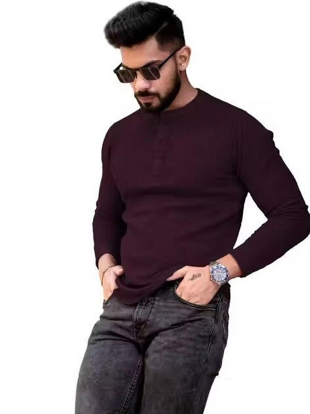 Buy Starvy Men Henley Neck T Shirt - Tshirts for Men 40380676 | Myntra