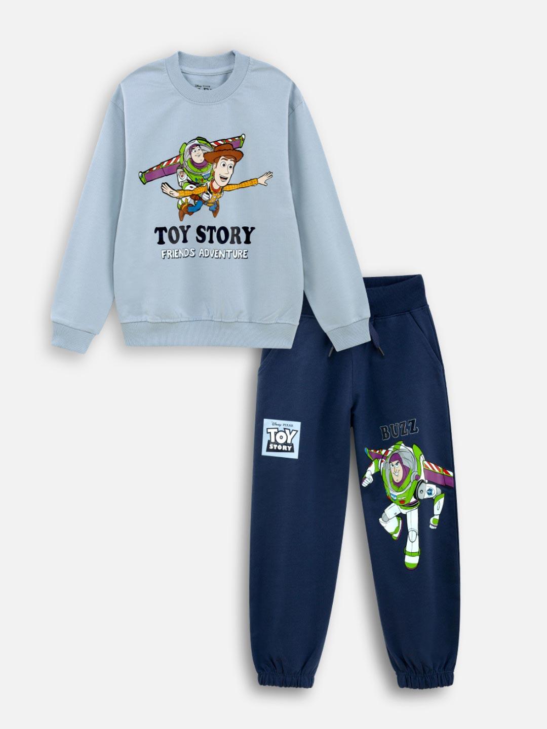 Buy Nap Chief Kids Unisex Disney Toy Story Printed Cotton Sweatshirt ...