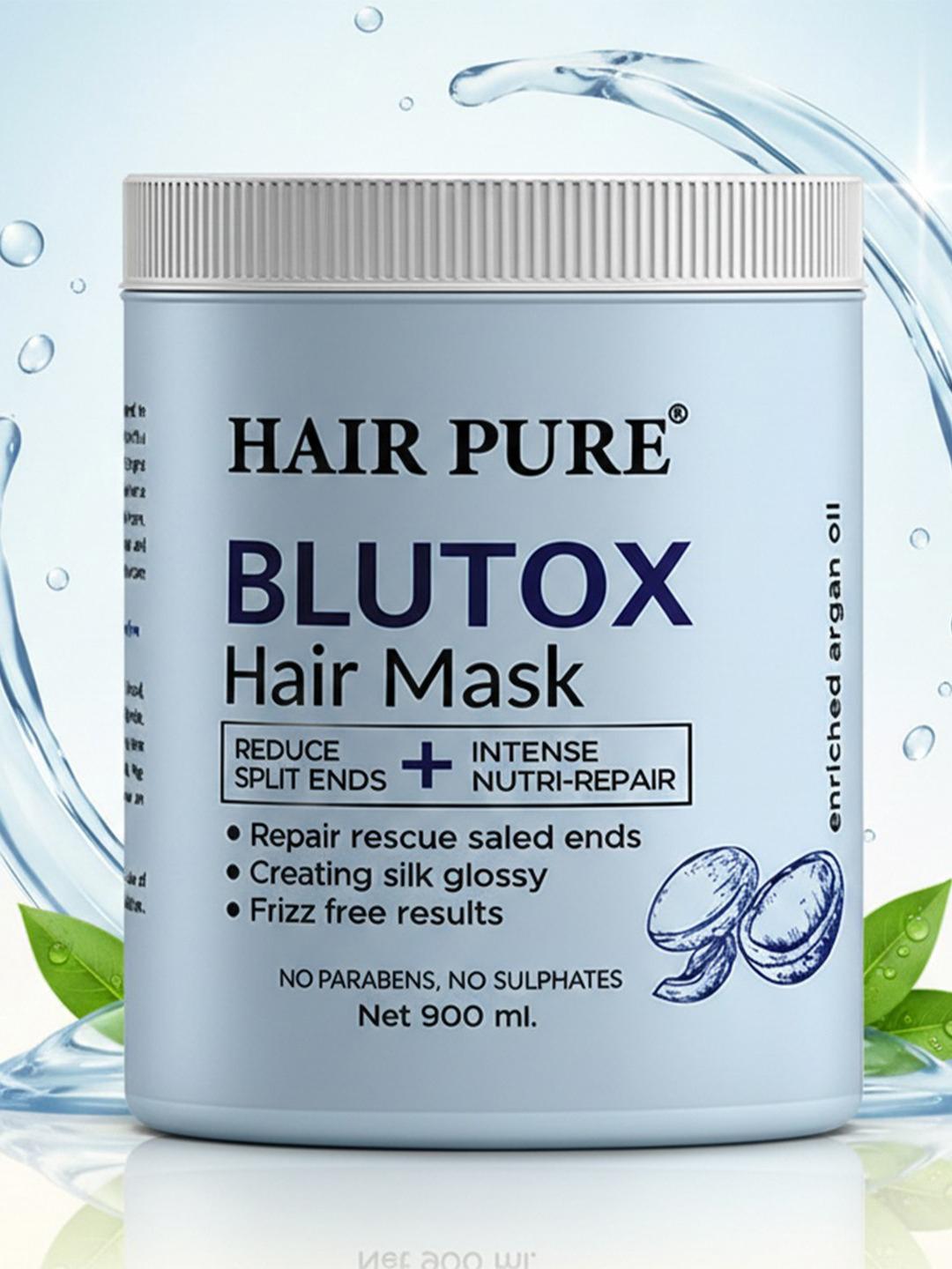Buy Hair Pure Blutox Hair Mask Reduces Split Ends & Intense Nutri ...
