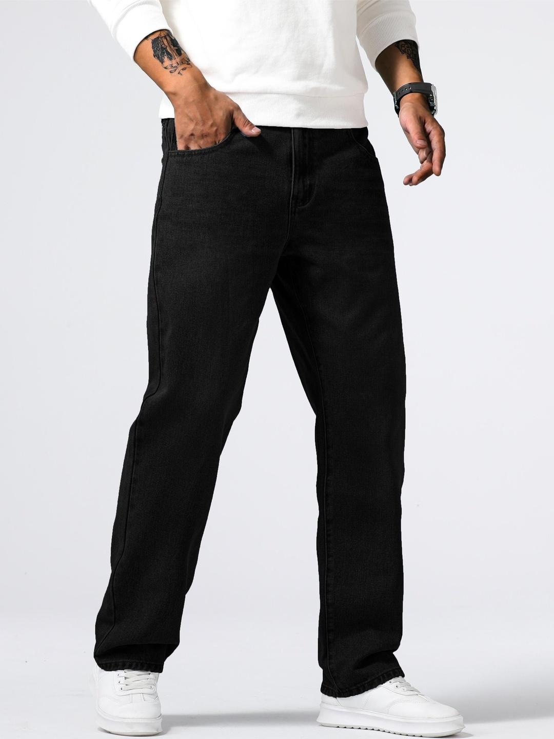 Buy MARK VIEW Men Classic Wide Leg Mid Rise Stretchable Jeans - Jeans ...