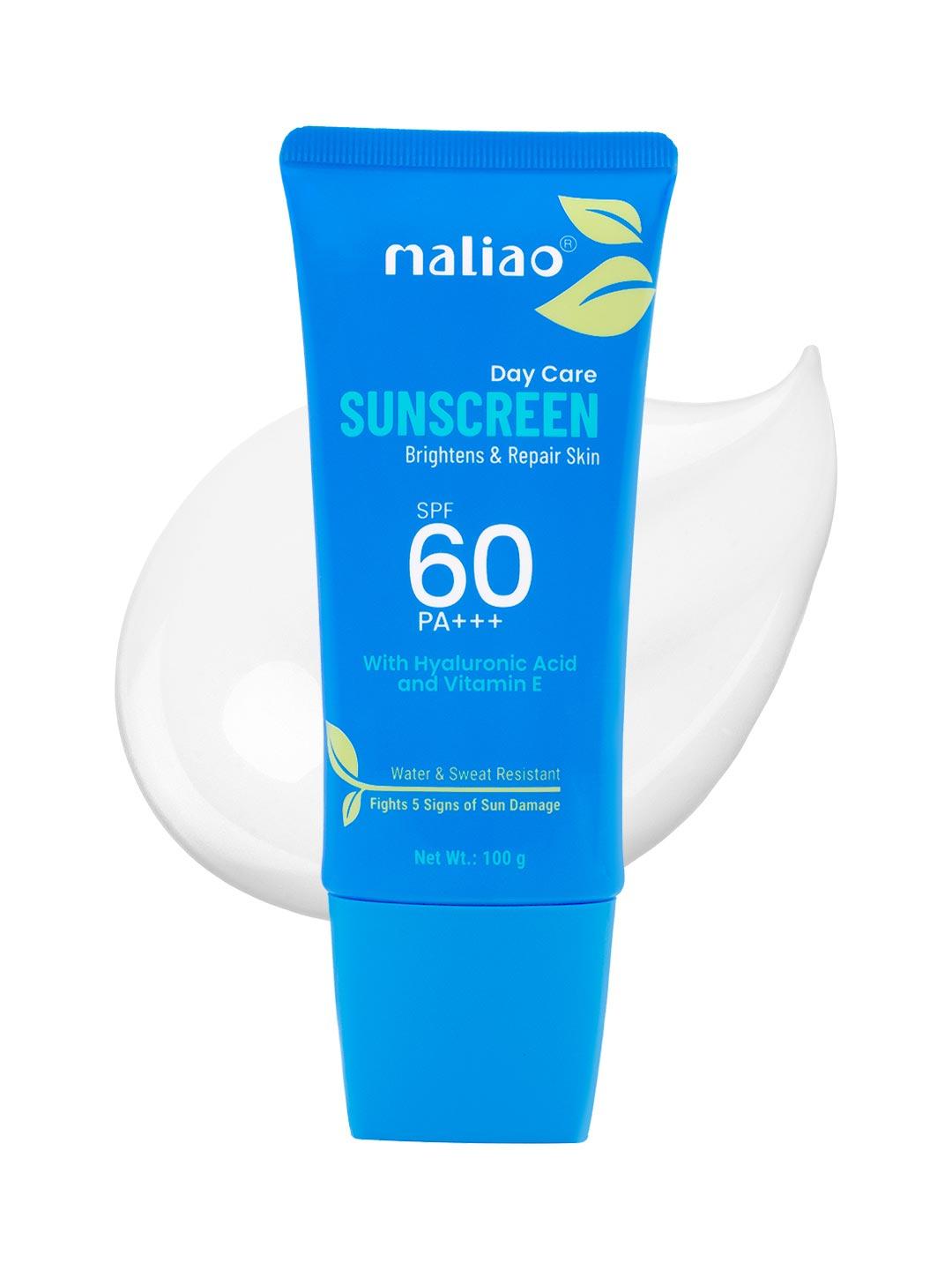 Buy Maliao SPF 60 PA+++ Daycare Sunscreen - Face Sunscreen for Women ...