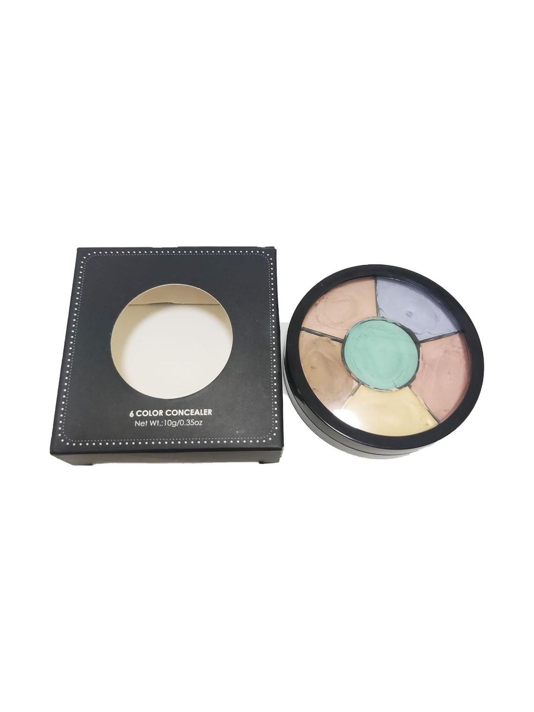 Buy WRYAK 6 In 1 Pro Concealer Palette Yellow Green Purple Peach Dark ...