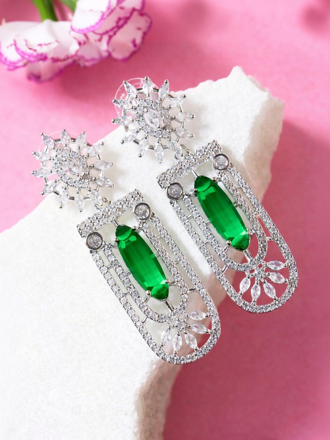 Buy Manuvi Jewels Geometric Drop Earrings - Earrings for Women 39290068 ...